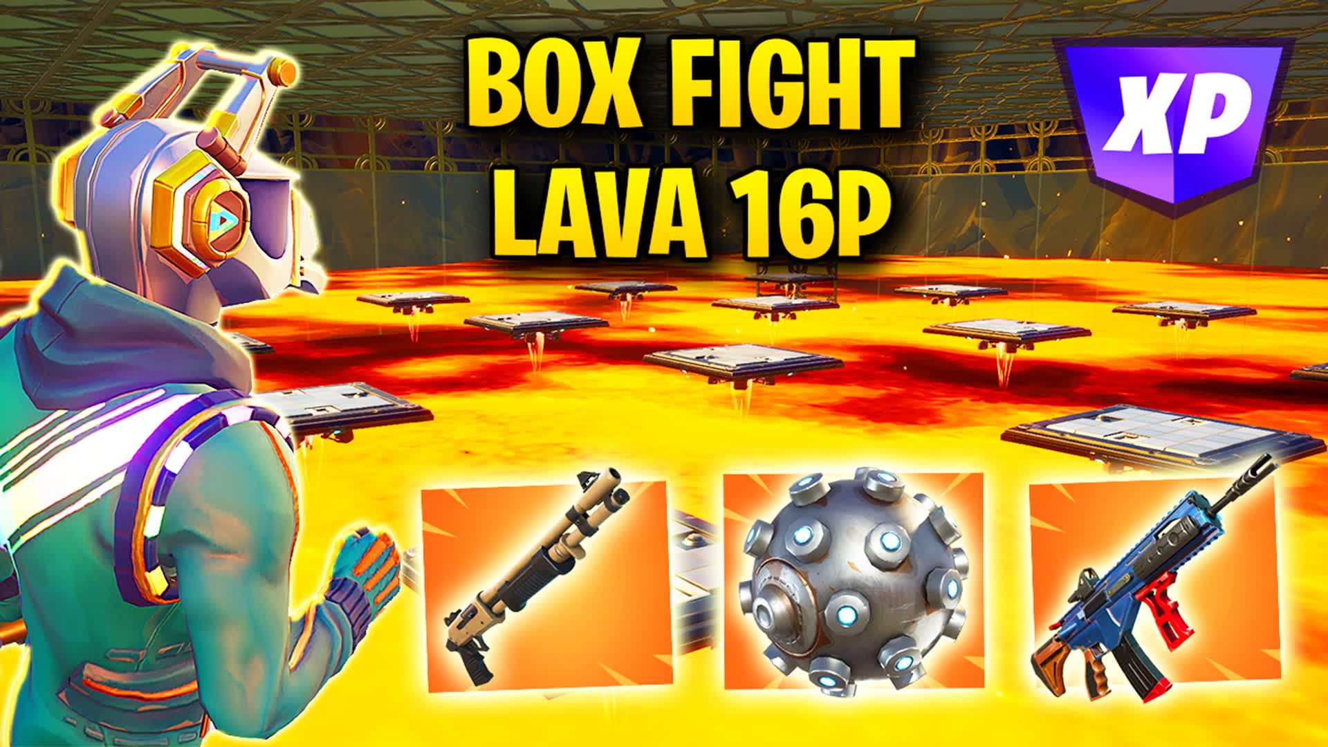 BOX FIGHT LAVA FORTNATICOS 16P 8298-8834-5082 by fortnaticos - Fortnite.GG