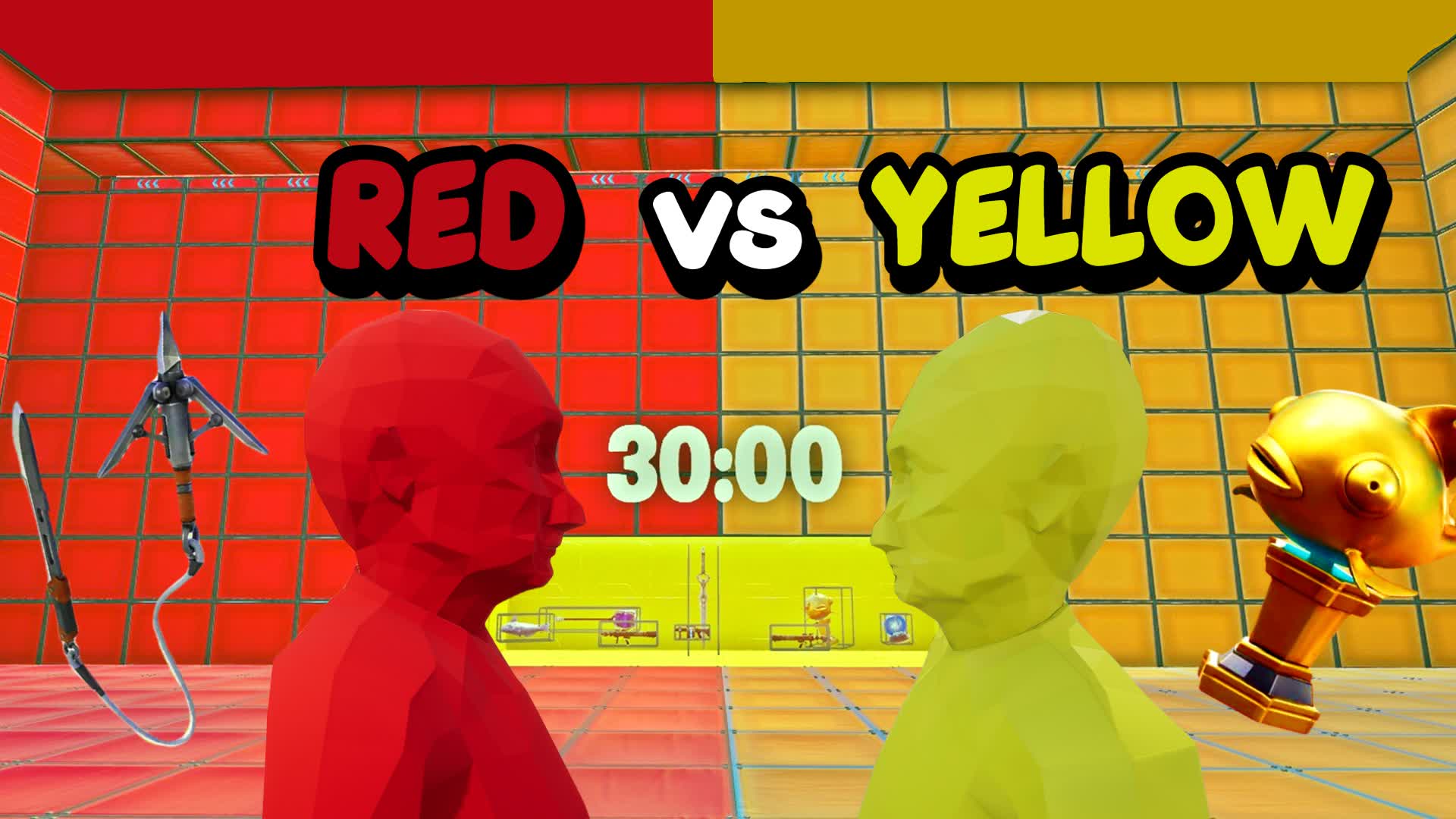 CHOSEN RED VS YELLOW🔴🟡 1498-6843-3176 by falaha - Fortnite