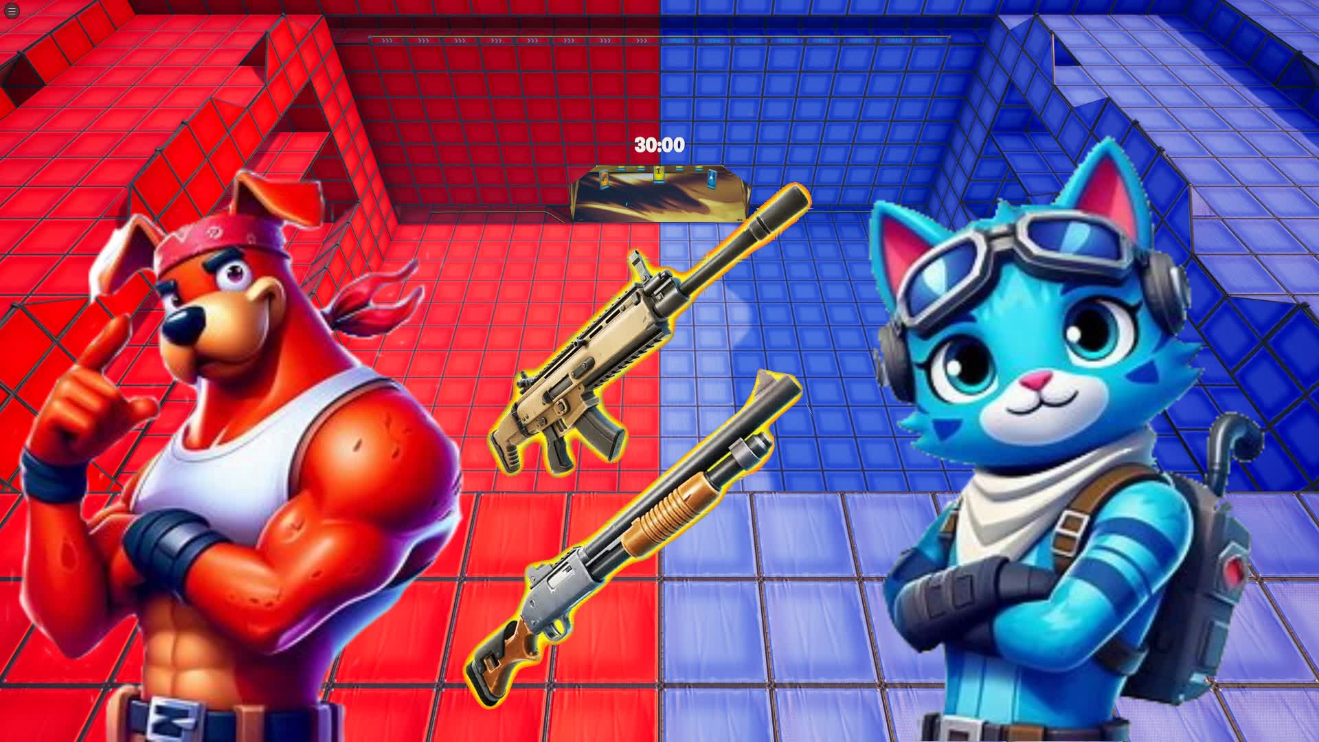 🐕 DOGS VS CATS 🐈 4032-7347-4227 by schnecke - Fortnite Creative Map ...