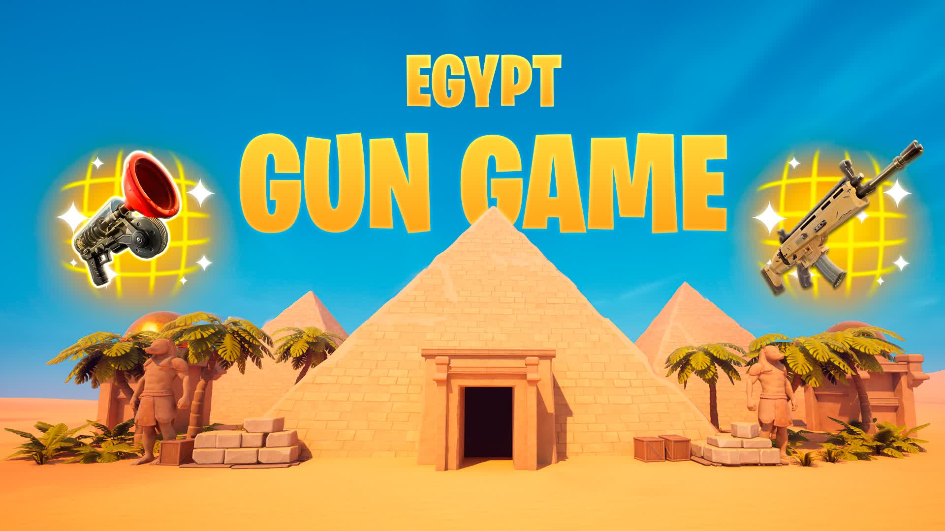 PYRAMID GUN GAME 4738-9745-5636 by vonnmaks - Fortnite Creative Map ...