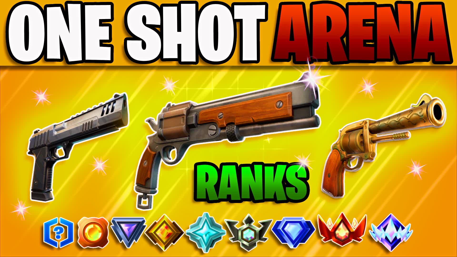 ONE SHOT ARENA 7385-0330-4597 by scholarlyfish - Fortnite Creative Map ...
