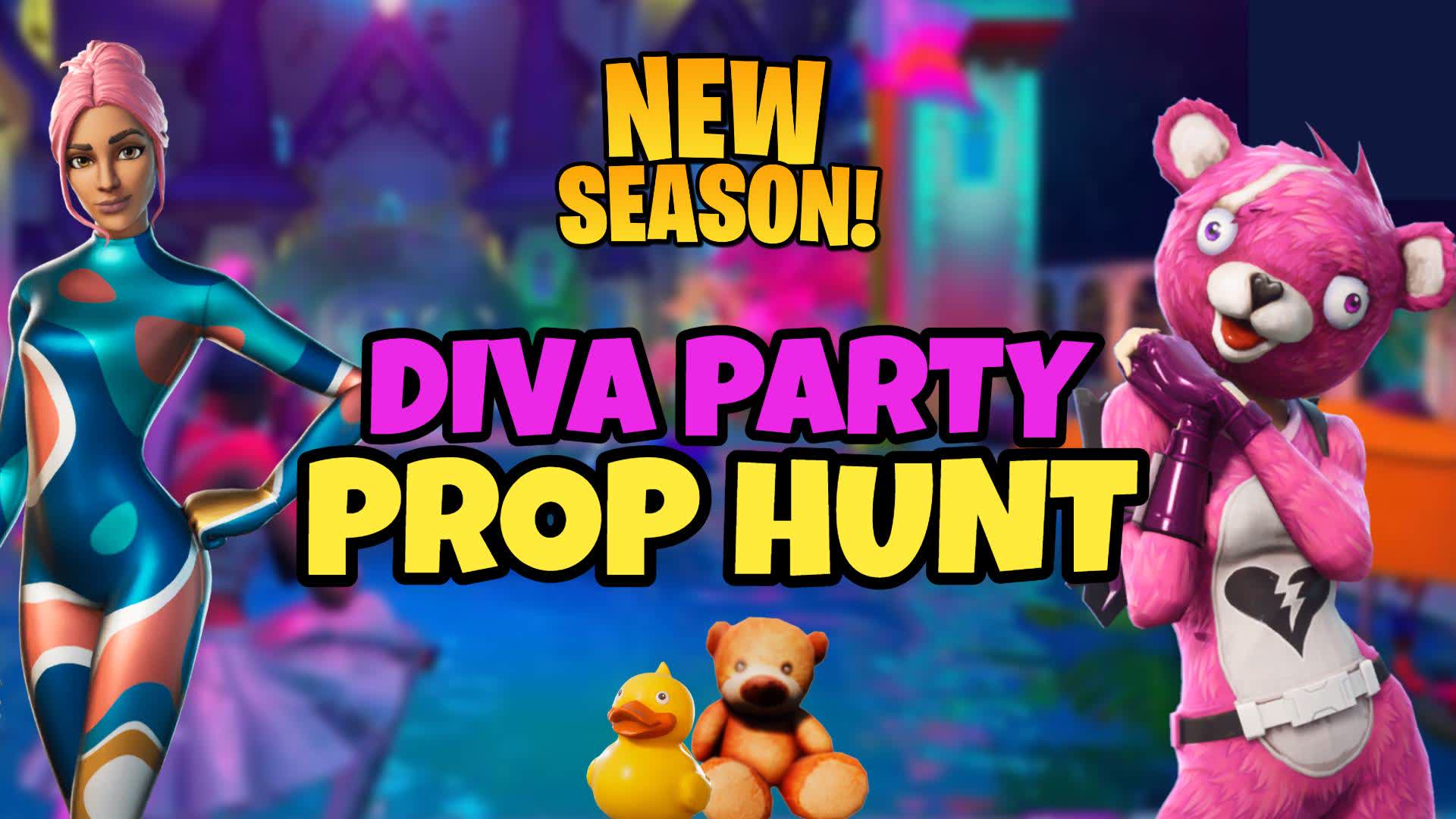 DIVA PARTY PROP HUNT 9246-7829-5822 من ابتكار g1dds - Fortnite
