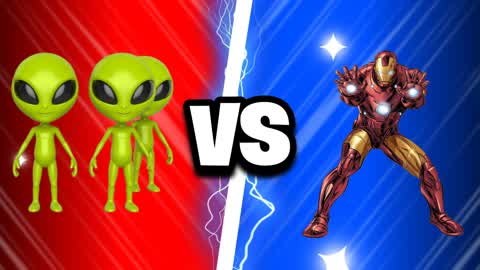 ALIENS VS AVENGERS 1239-2537-8400 by naytofr - Fortnite Creative Map ...