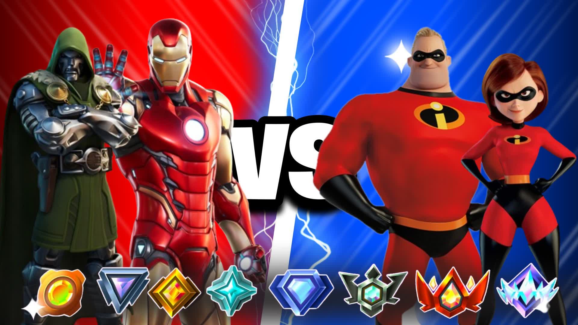 Red vs Blue 🔴🔵The Inredibles Doom CH5 1376-5785-9351 من ابتكار ...