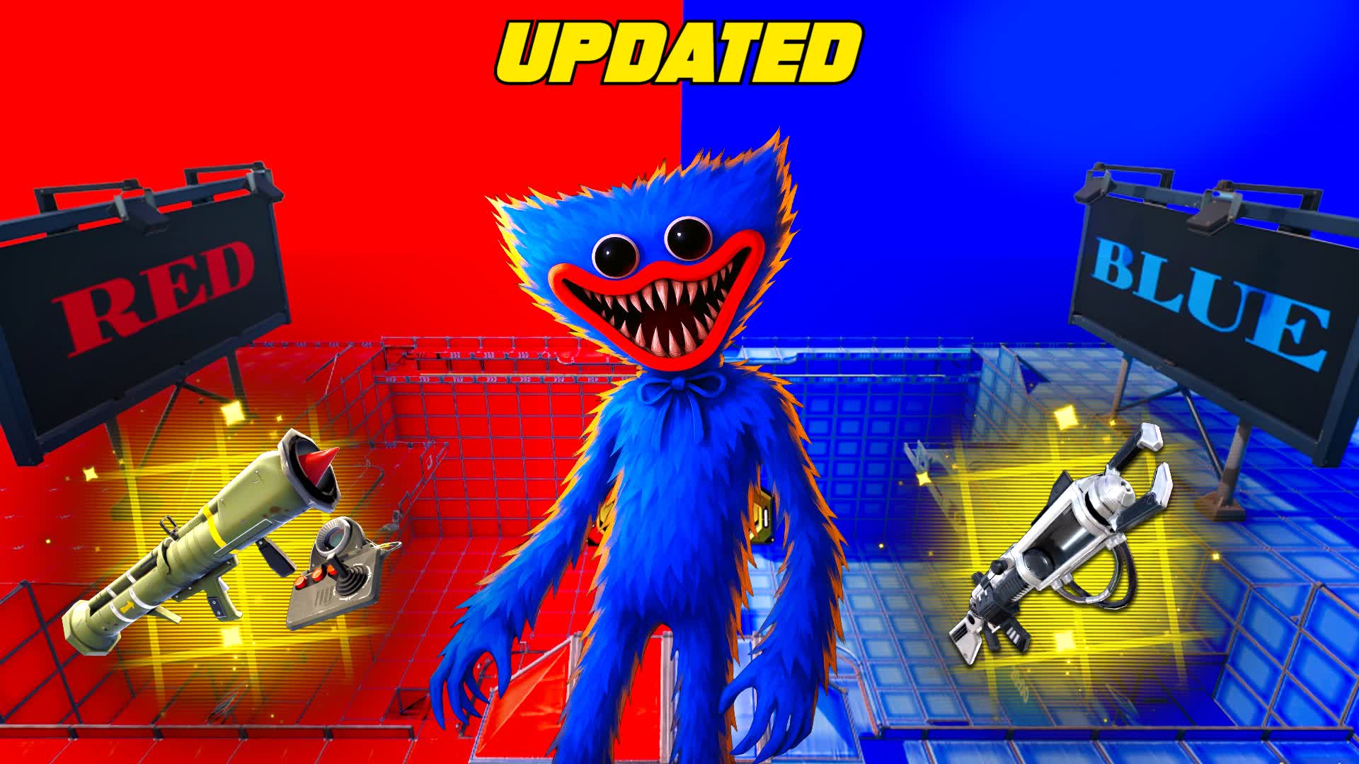 INSANE POPPY RED VS BLUE 🔴🔵 2322-1122-4965 by r33d7 - Fortnite Creative ...