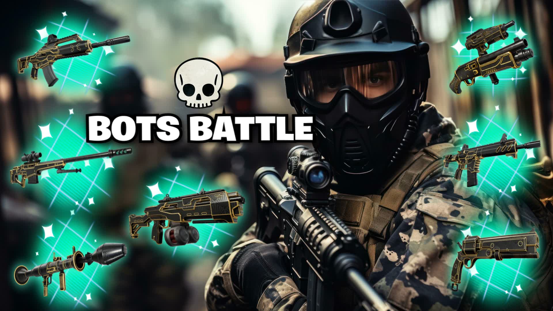 🏝️🤖BOTS BATTLE CORAL CASTLE 2321-6127-5370 by ironydev23 - Fortnite ...