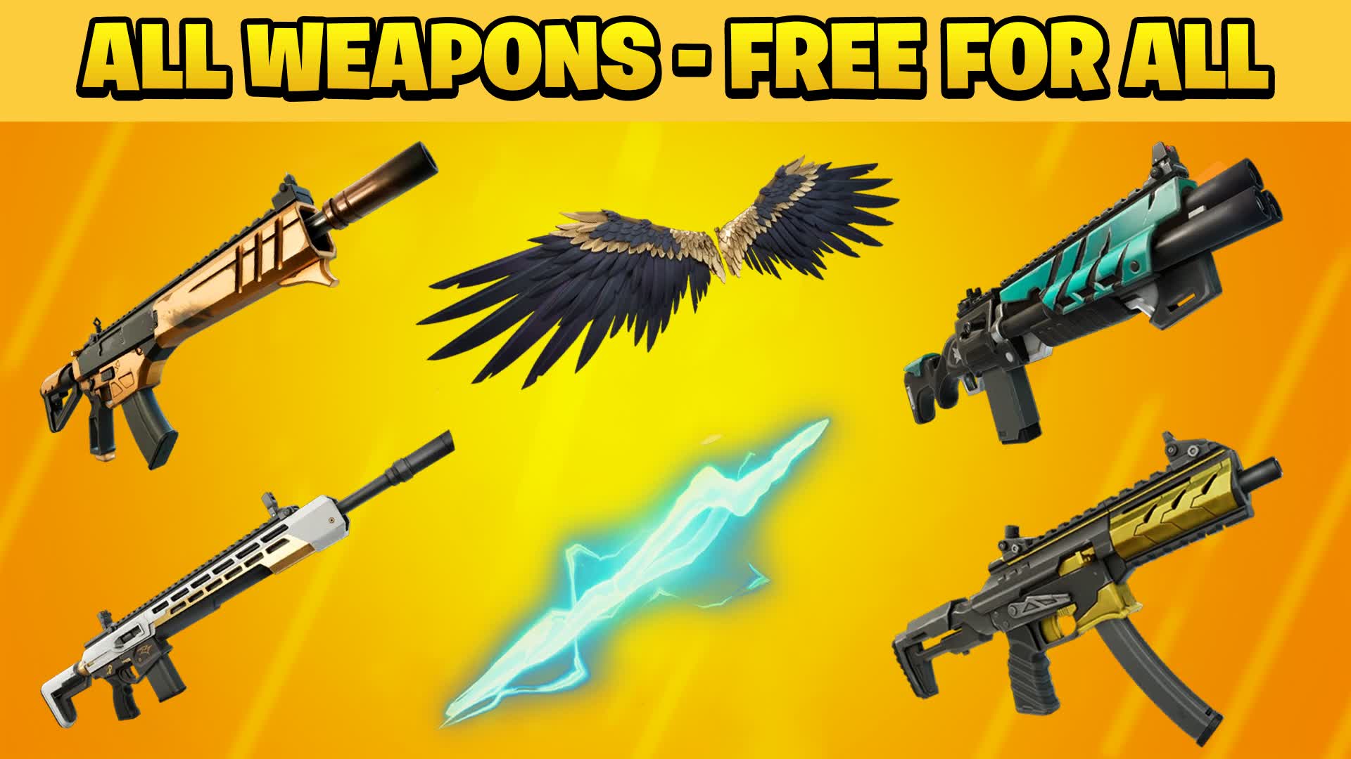 ALL WEAPONS - FREE FOR ALL 9375-9080-2186 by mapsos - Fortnite Creative ...