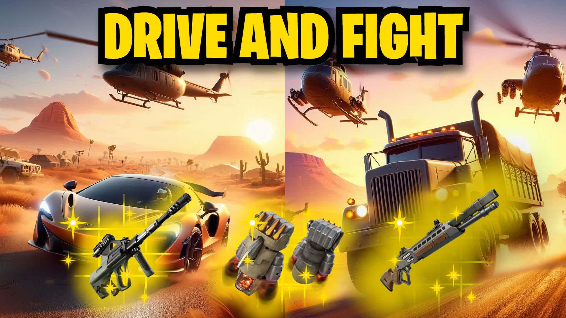 DRIVE AND FIGHT 0139-3464-3473 by refreshfn - Fortnite Creative Map ...