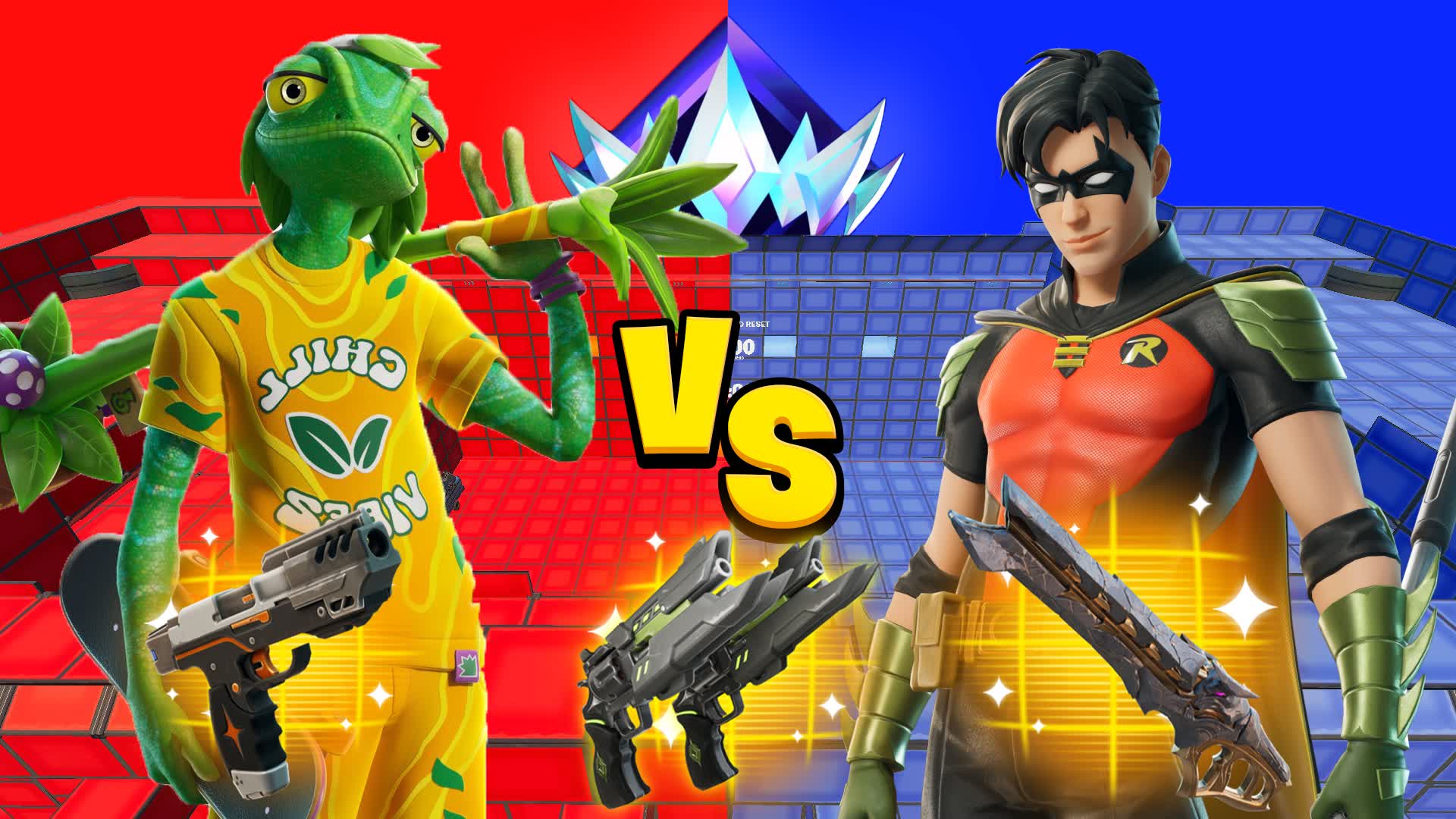 SUPER ZIGGY VS ROBIN RED VS BLUE🔴🔵 5384-3589-9885 by amazingmaps ...