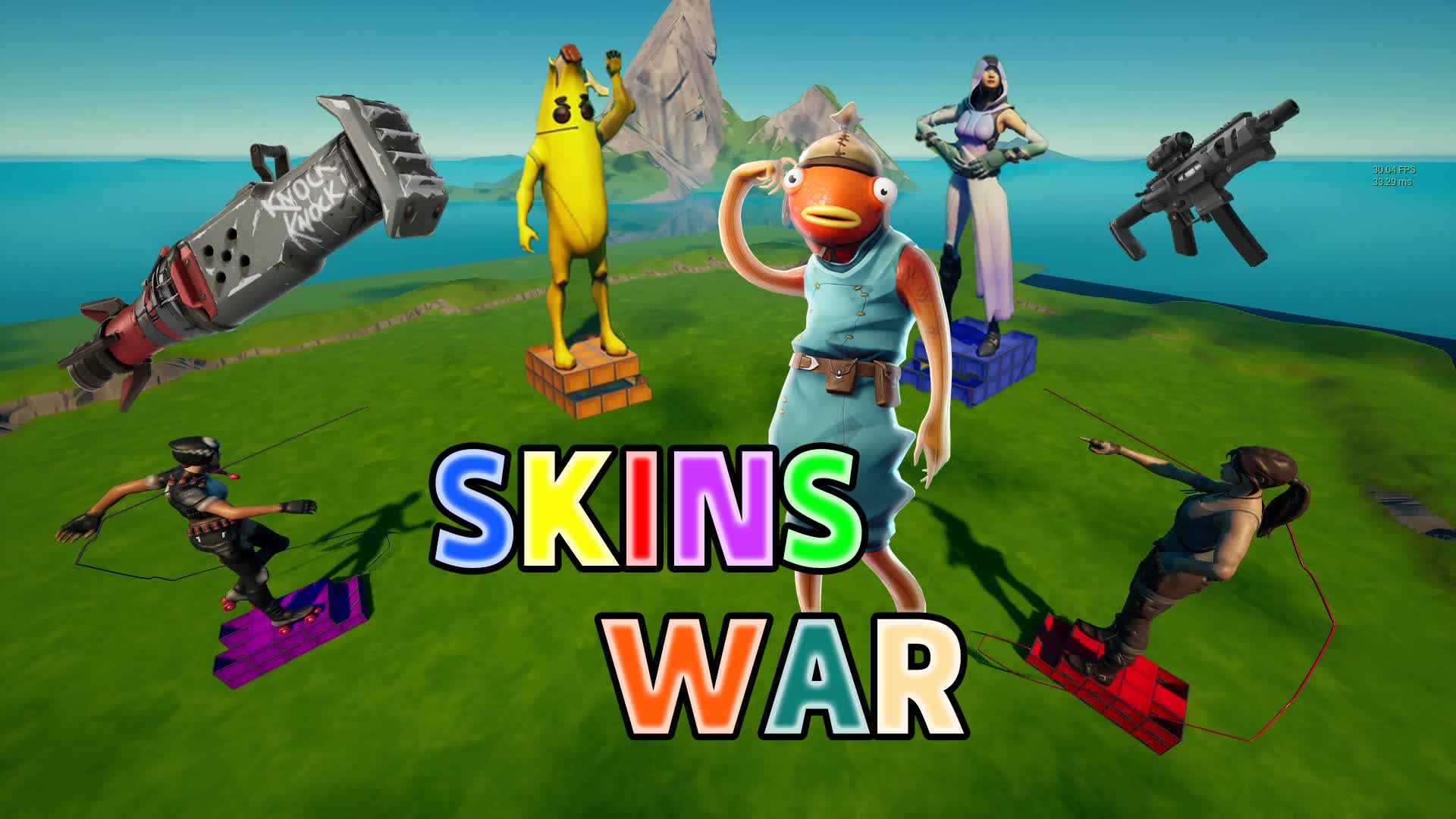 SKINS ZONE WARS 4409-9035-5745 by s1l - Fortnite Creative Map Code ...