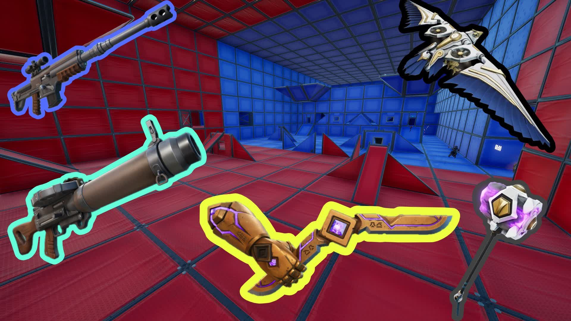 FUN | RED VS BLUE 6498-7841-0590 by LaUmutAlevi - Fortnite.GG