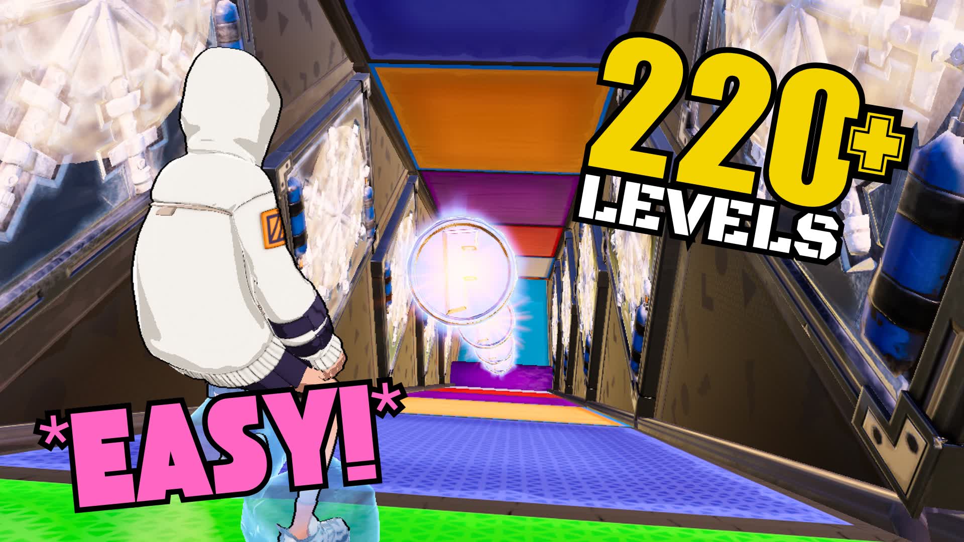 🏁Easy DeathRun 220+Parkour🏁 6550-2902-5539 من ابتكار papazon - Fortnite