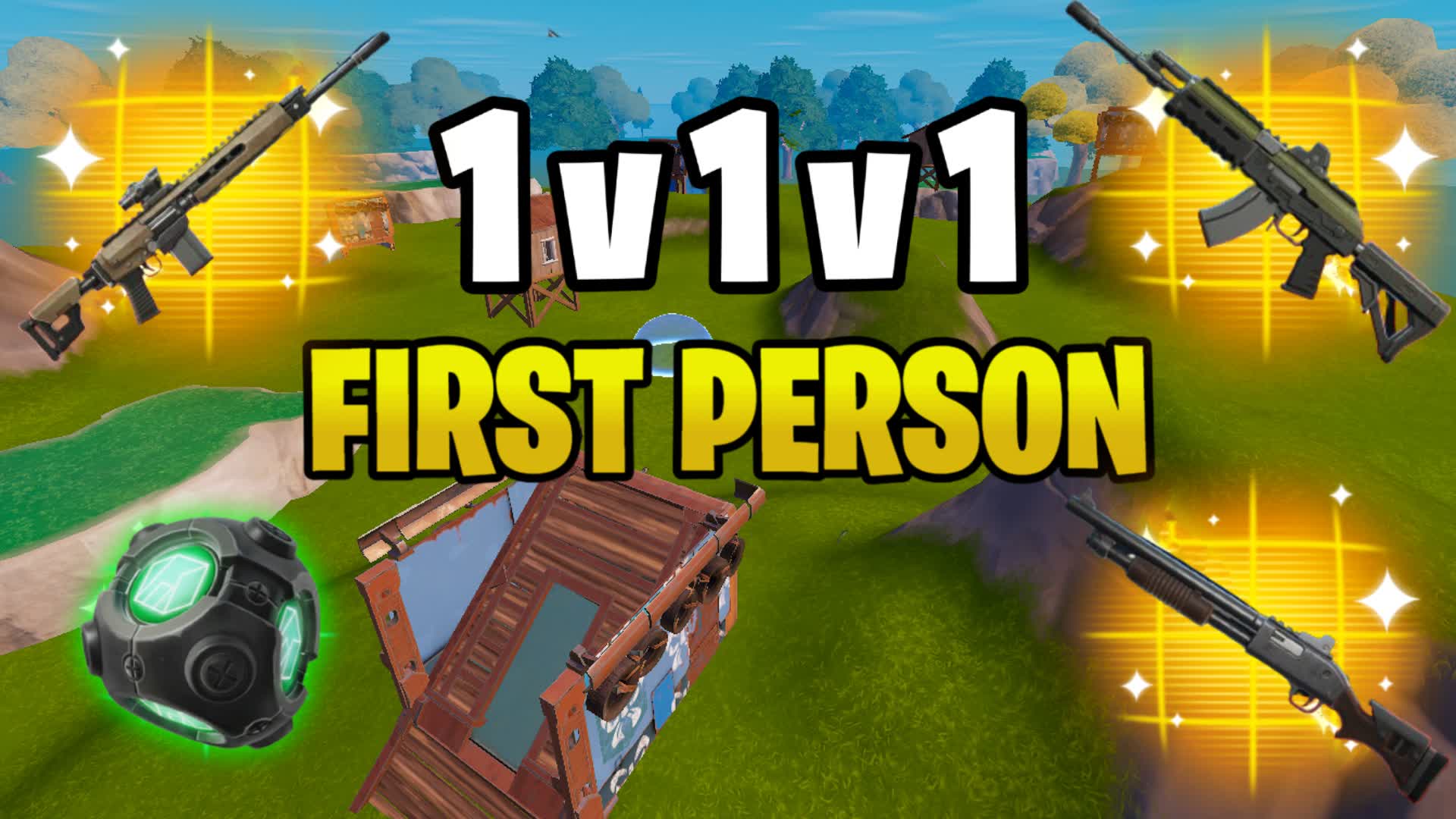 1V1V1 FIRST PERSON PVP (FFA)🎯 1078-6425-1509 من ابتكار vortexcreations - Fortnite