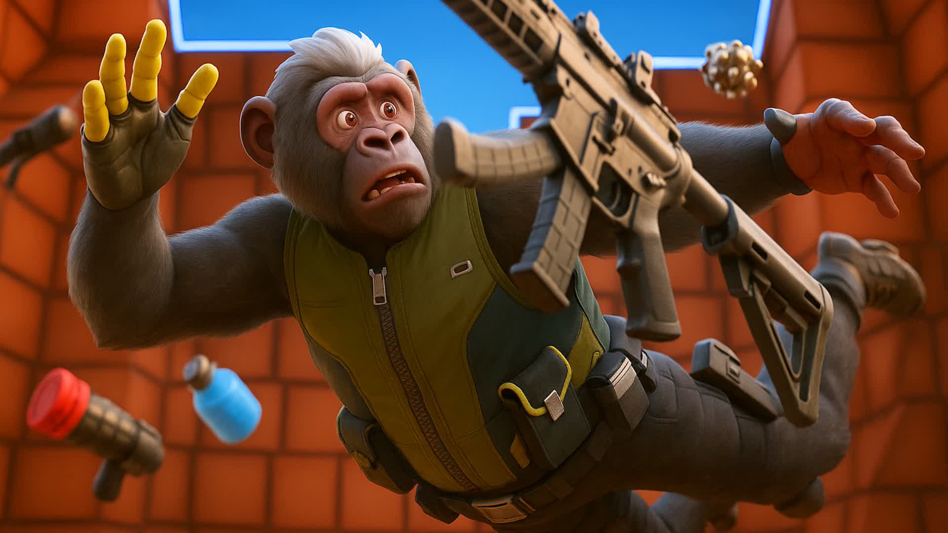 GORILLA PIT 🦍 7732-7889-6030 by beastusz - Fortnite Creative Map Code ...