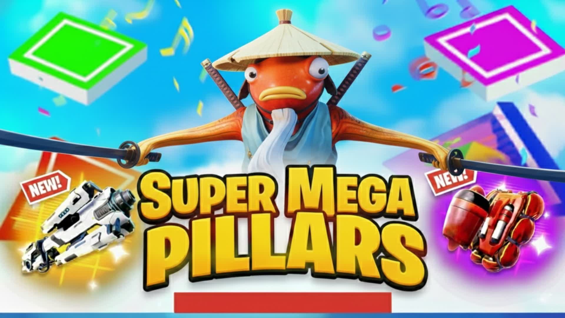 SUPER MEGA PILLARS 5433-2143-2849 by 3y2 - Fortnite Creative Map Code - Fortnite.GG