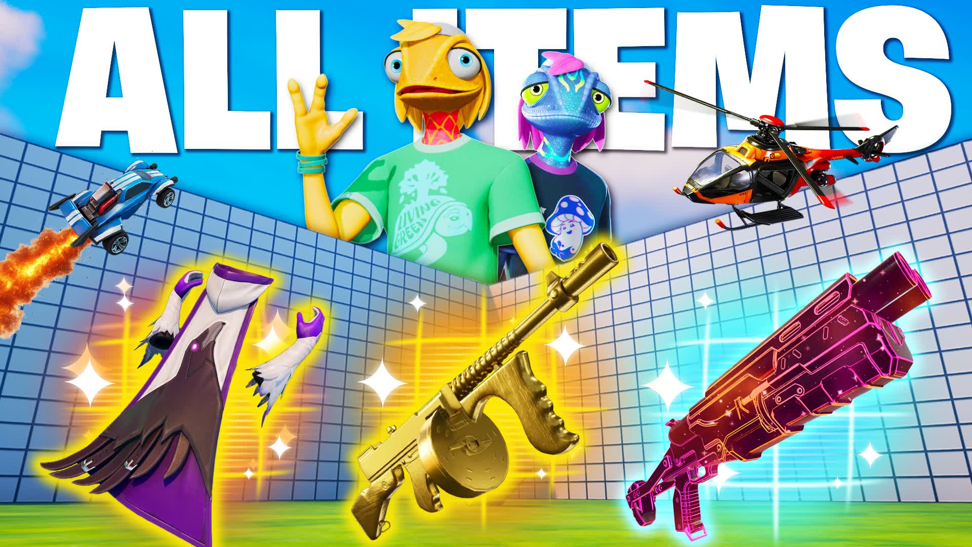 1v1 WITH ALL ITEMS 6054-1255-3618 by daycast - Fortnite Creative Map ...