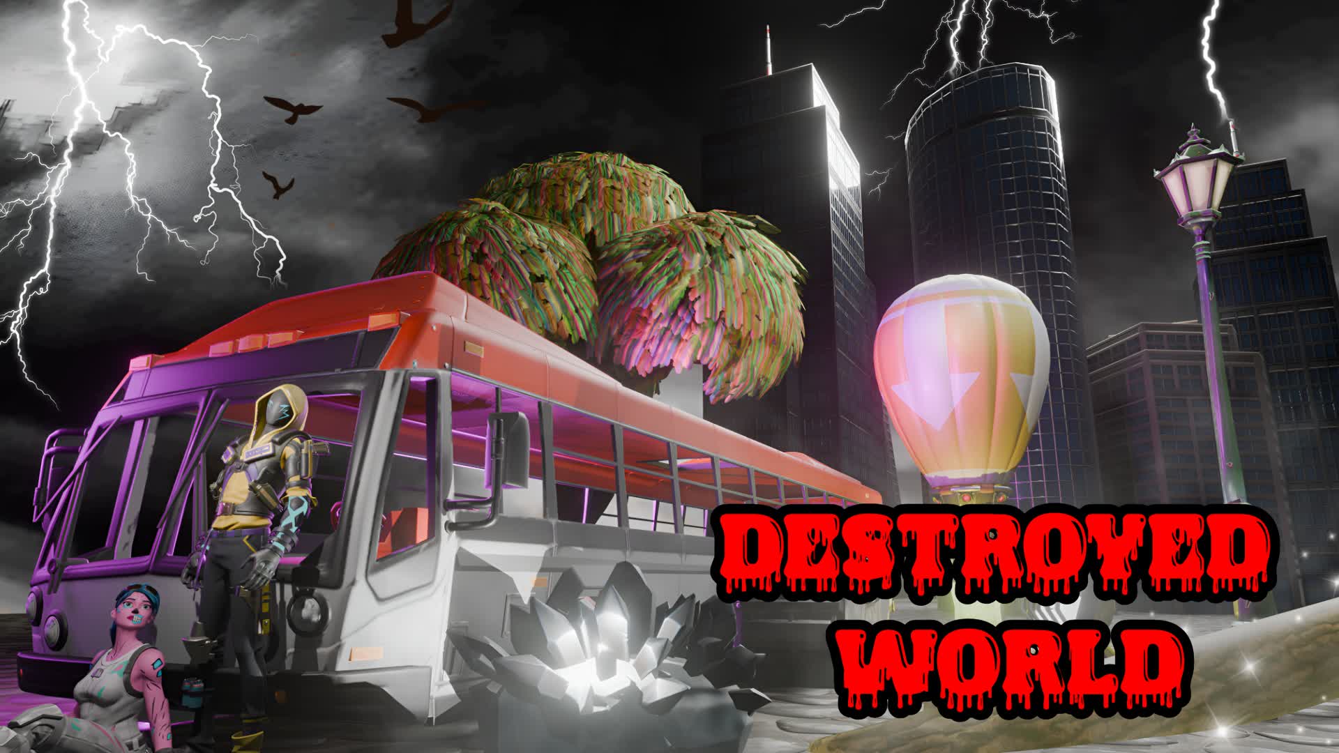 Destroyed world 6929-8975-1384 by bbm - Fortnite Creative Map Code ...