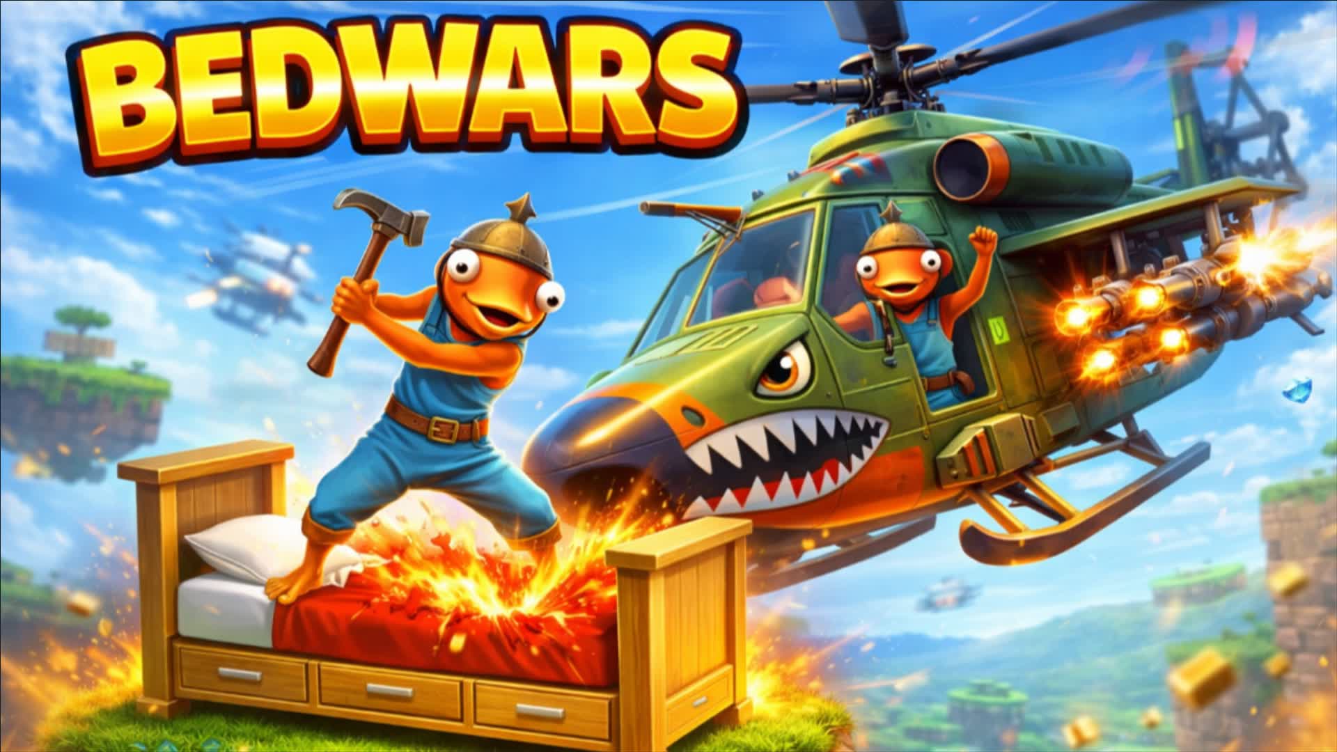 CRAZY BED WARS 7138-0166-9350 by forest11 - Fortnite