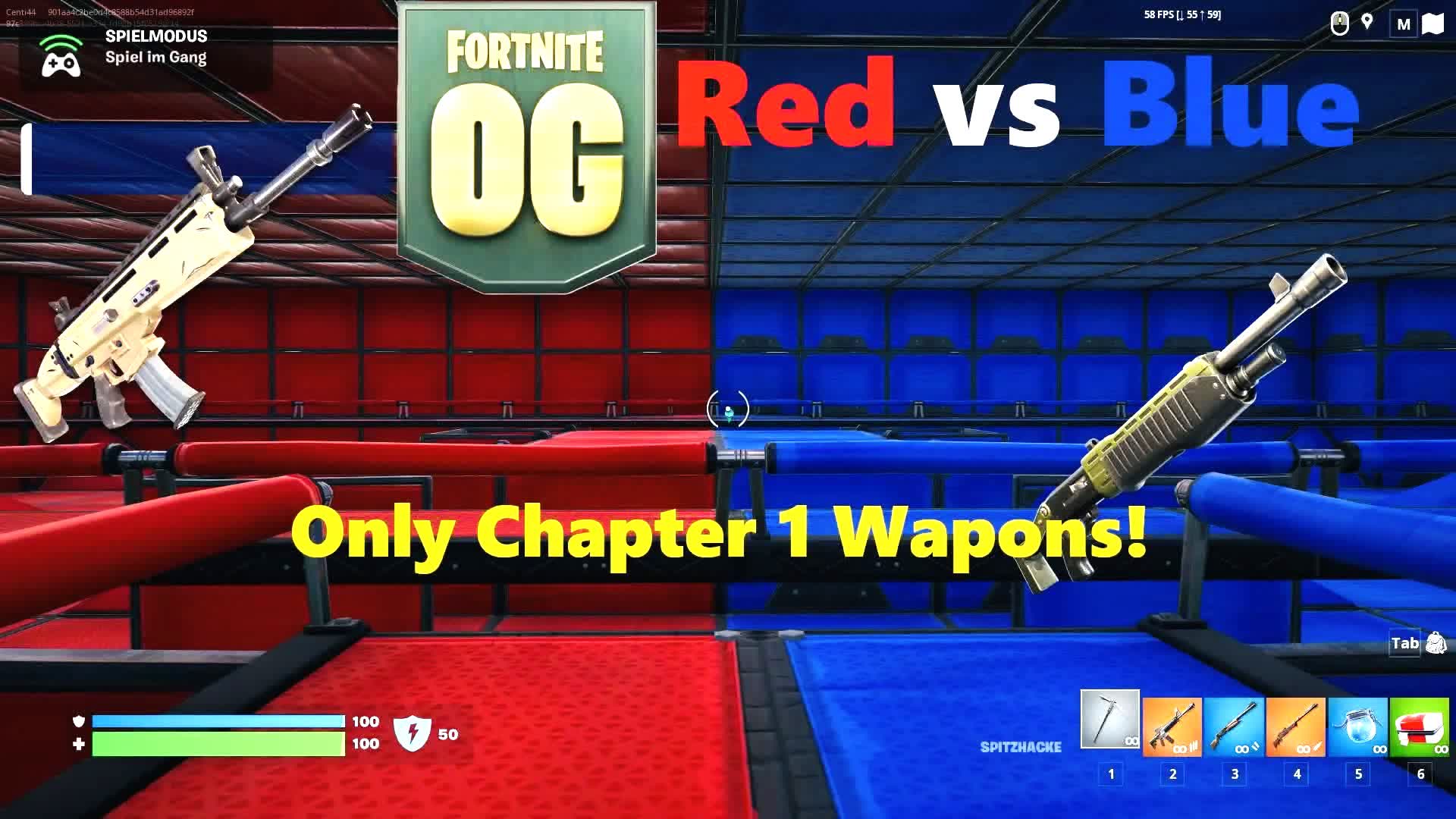 16 Players OG Red vs Blue🔴🔵 7917-7401-0956 by centi - Fortnite Creative ...