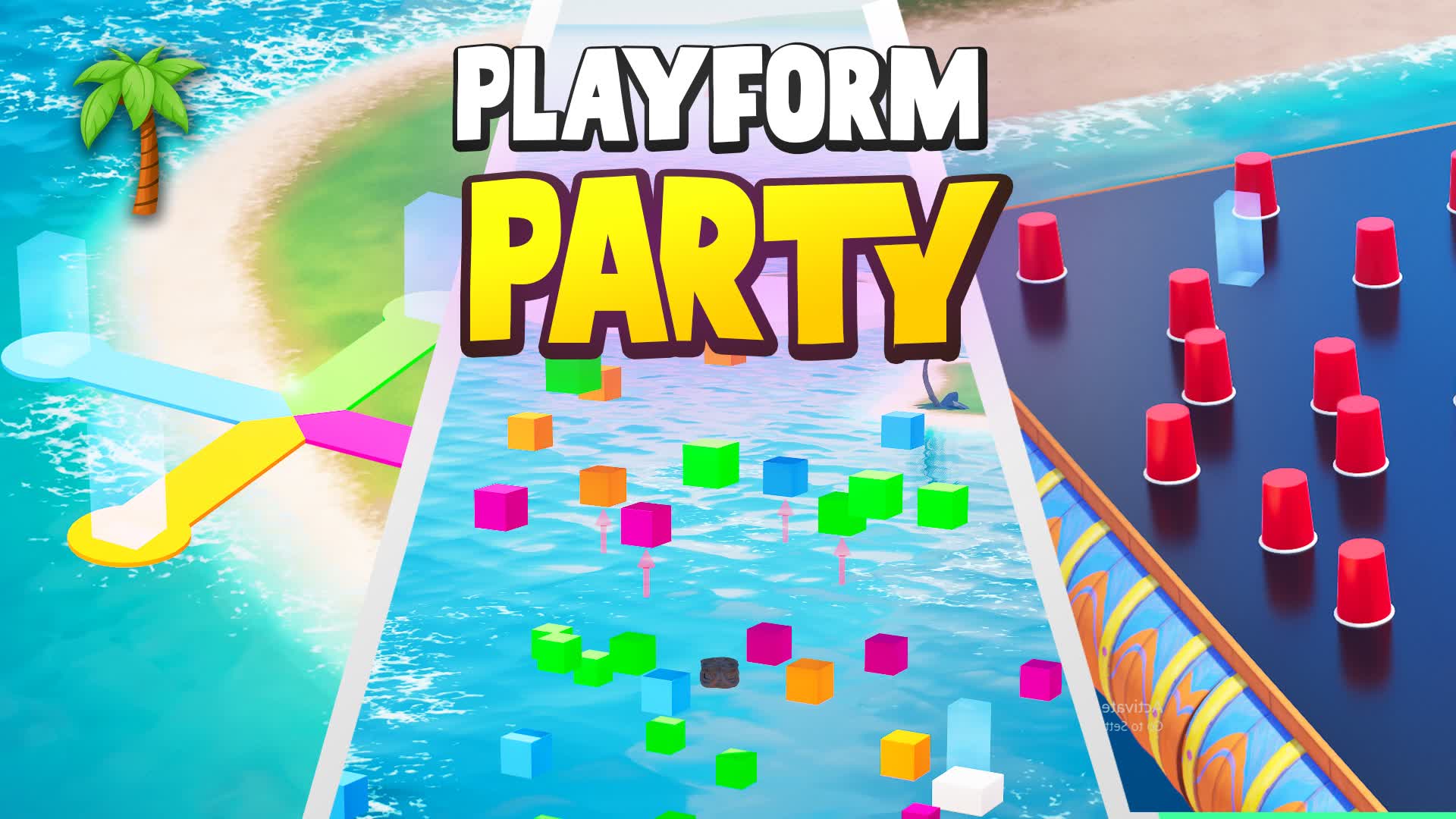 Playform Party Island 2355-7731-4090 by bloomcreativex - Fortnite Creative Map Code - Fortnite.GG