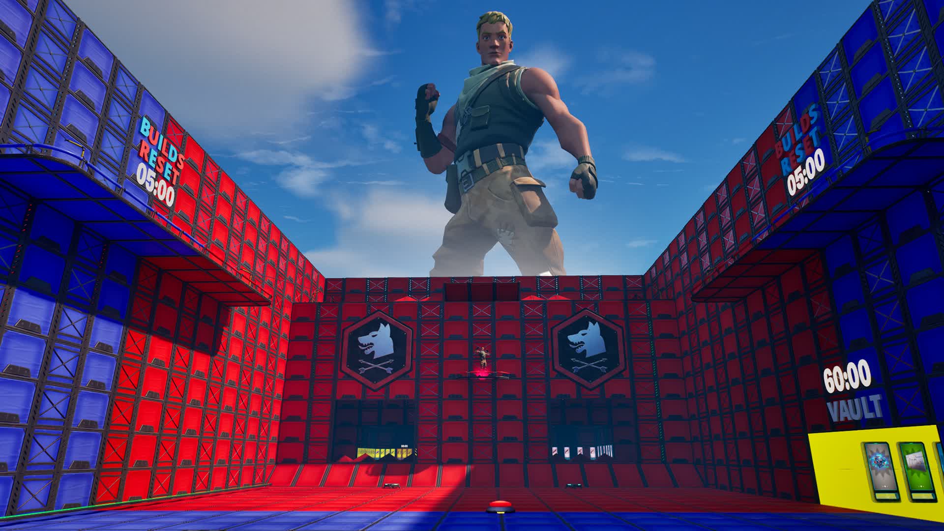 💯 Revamped 🔴 Red vs Blue 🔵 - 5385-4366-5587 | Fortnite Zone