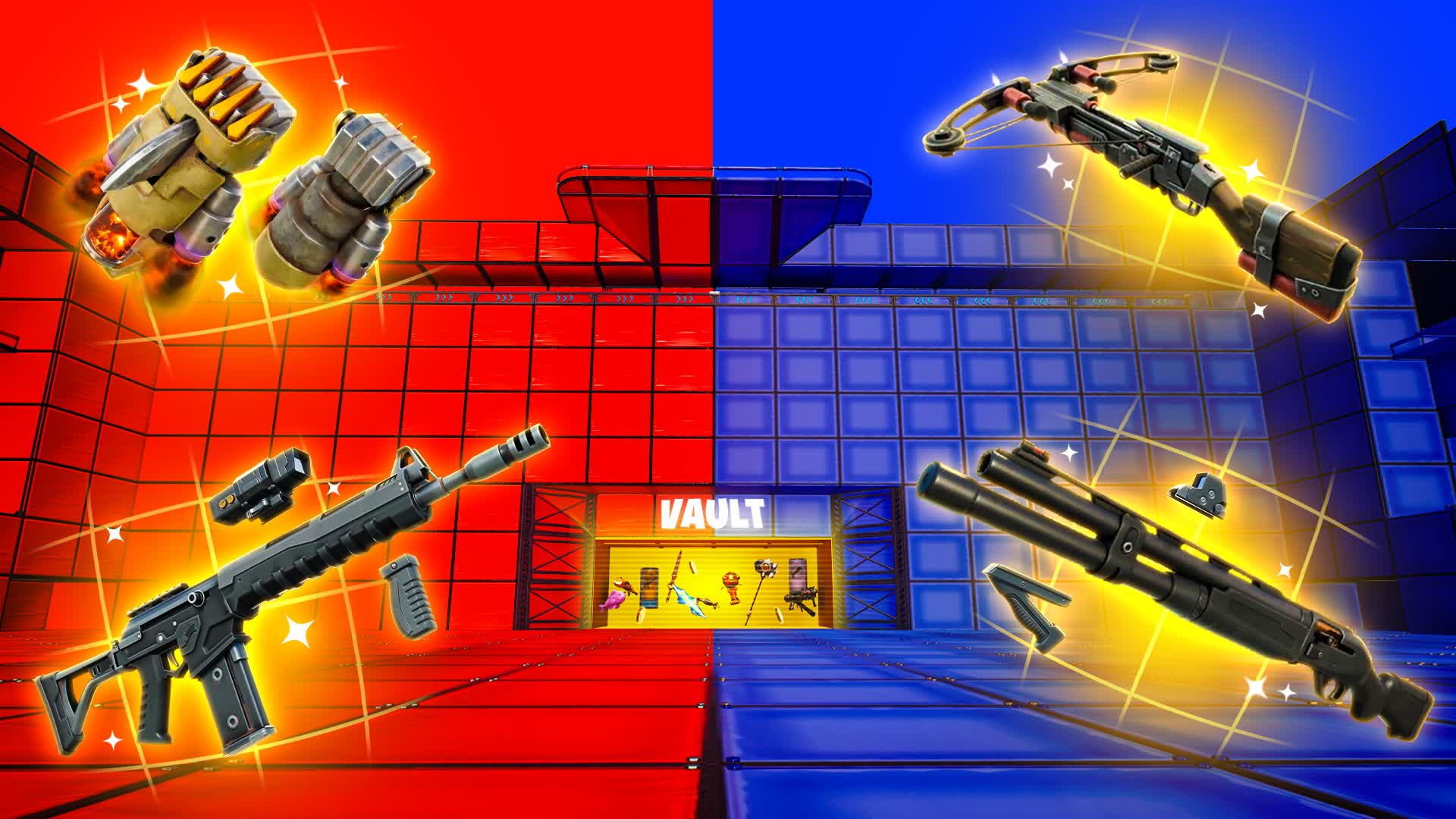 MEGA RED VS BLUE 🔴🔵 5184-7029-0327 by realist - Fortnite Creative Map ...