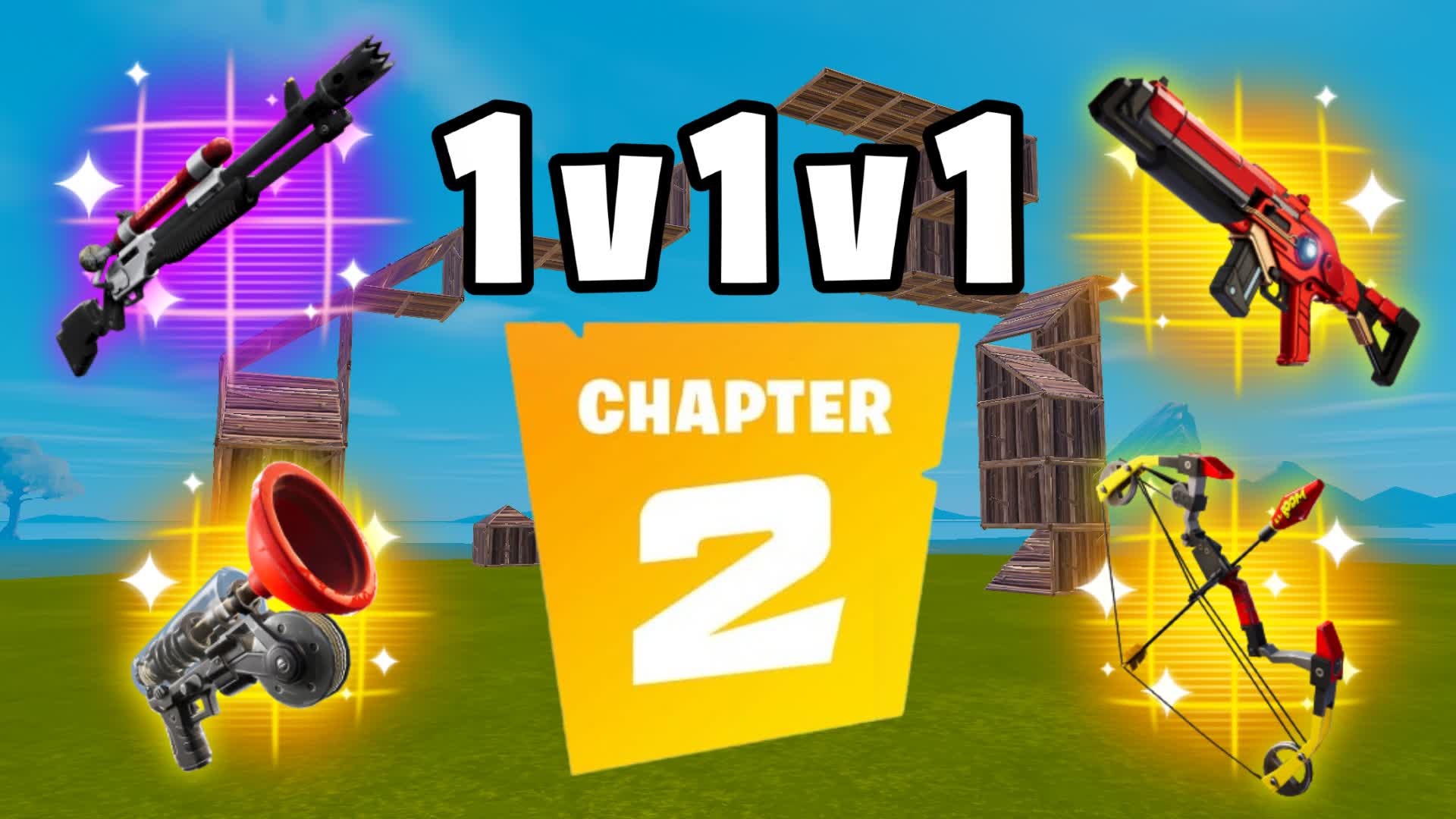 1v1v1 CHAPTER 2 REALISTIC PVP 5123-7962-9330 by edison - Fortnite Creative Map Code - Fortnite.GG