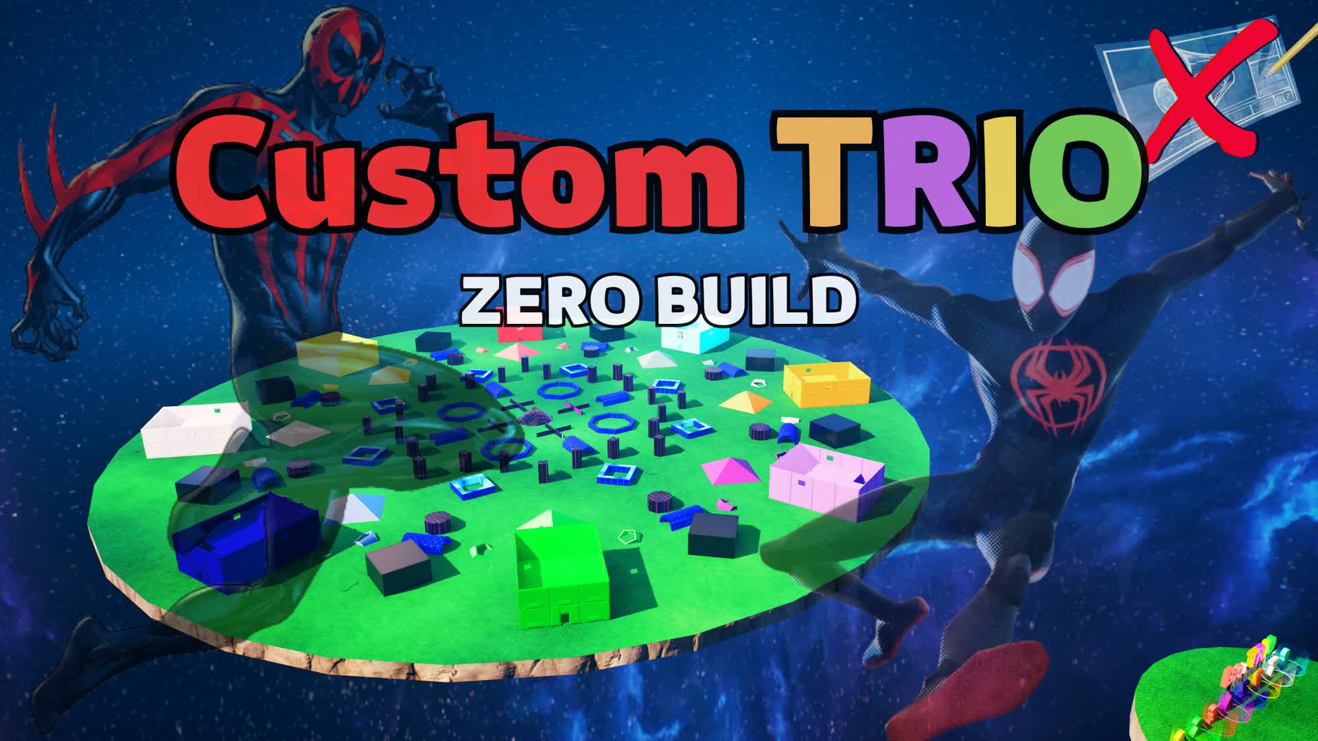 🚧 Custom TRIO - Zero Build 🚧 8465-9712-3140 by BiosBro - Fortnite.GG
