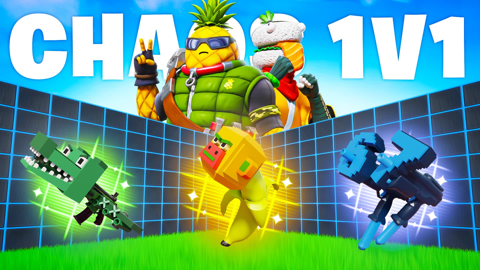 Chaos 1v1 FFA - All Weapons & Vehicles 5054-2918-7191 by siloo - Fortnite