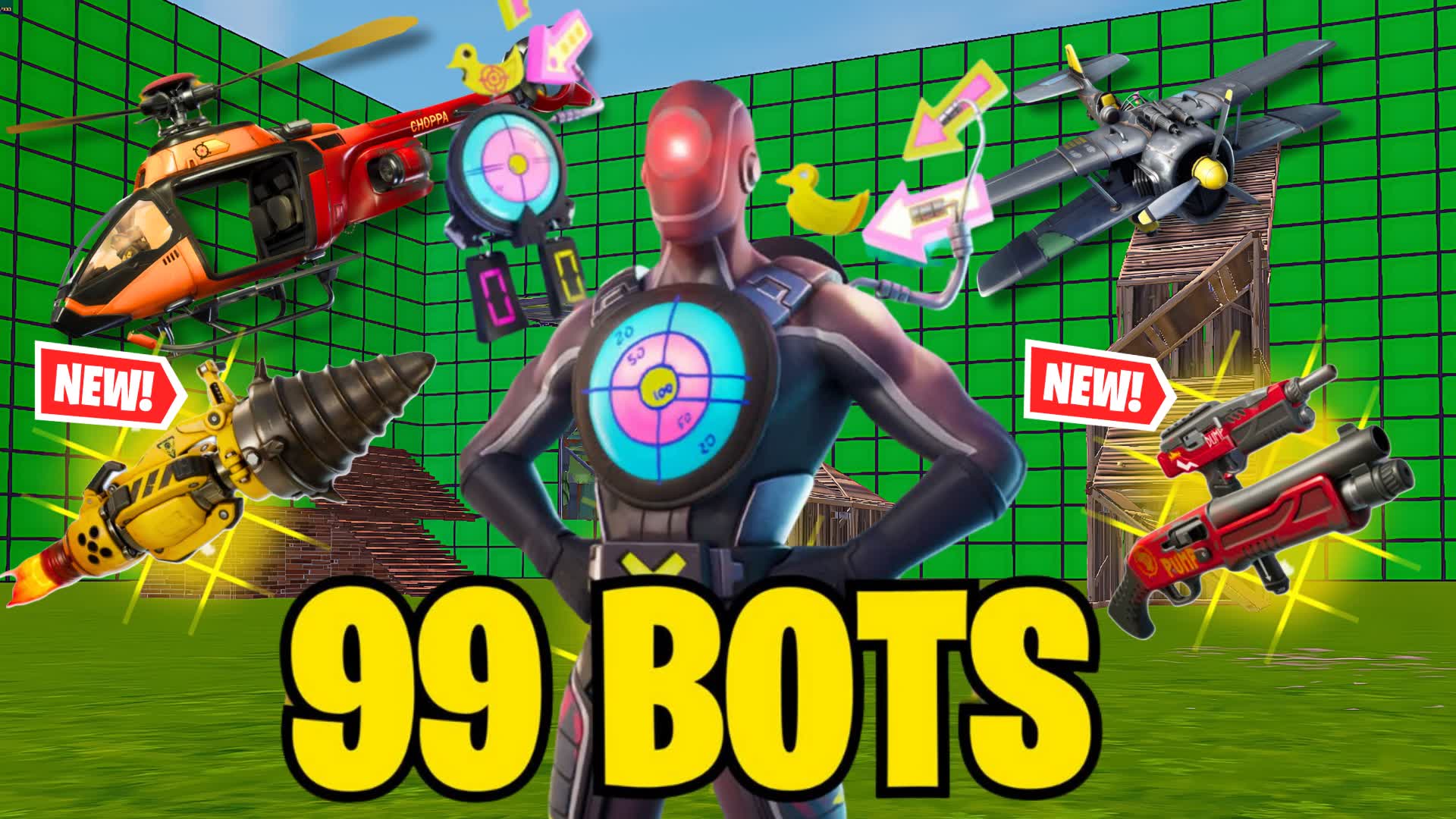 99 BOTS WITH EVERY GUN 0115-0681-1460 by checco - Fortnite Creative Map ...