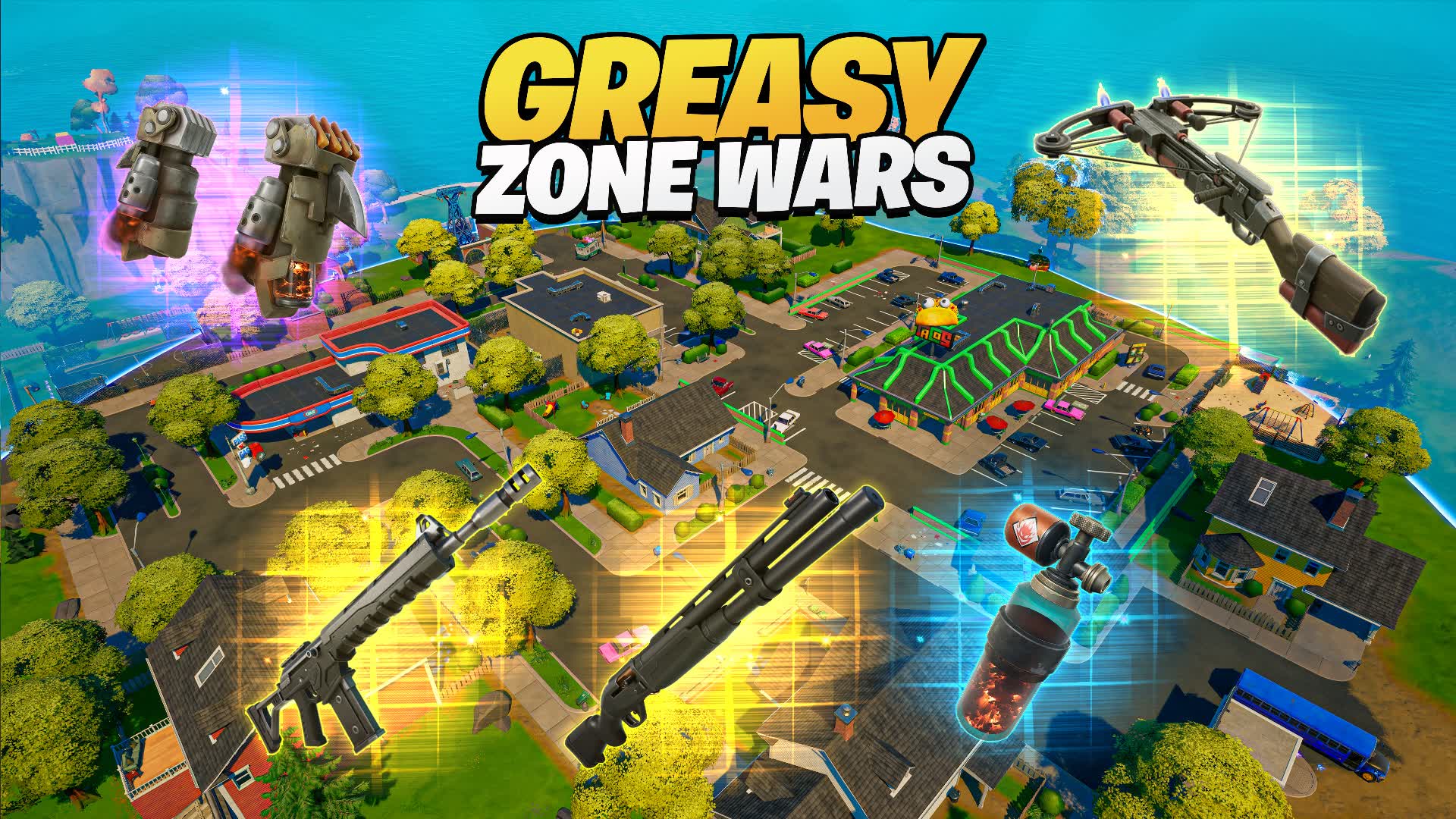 GREASY ZONE WARS 🌮 0786-2798-6442 by jinskow - Fortnite Creative Map ...