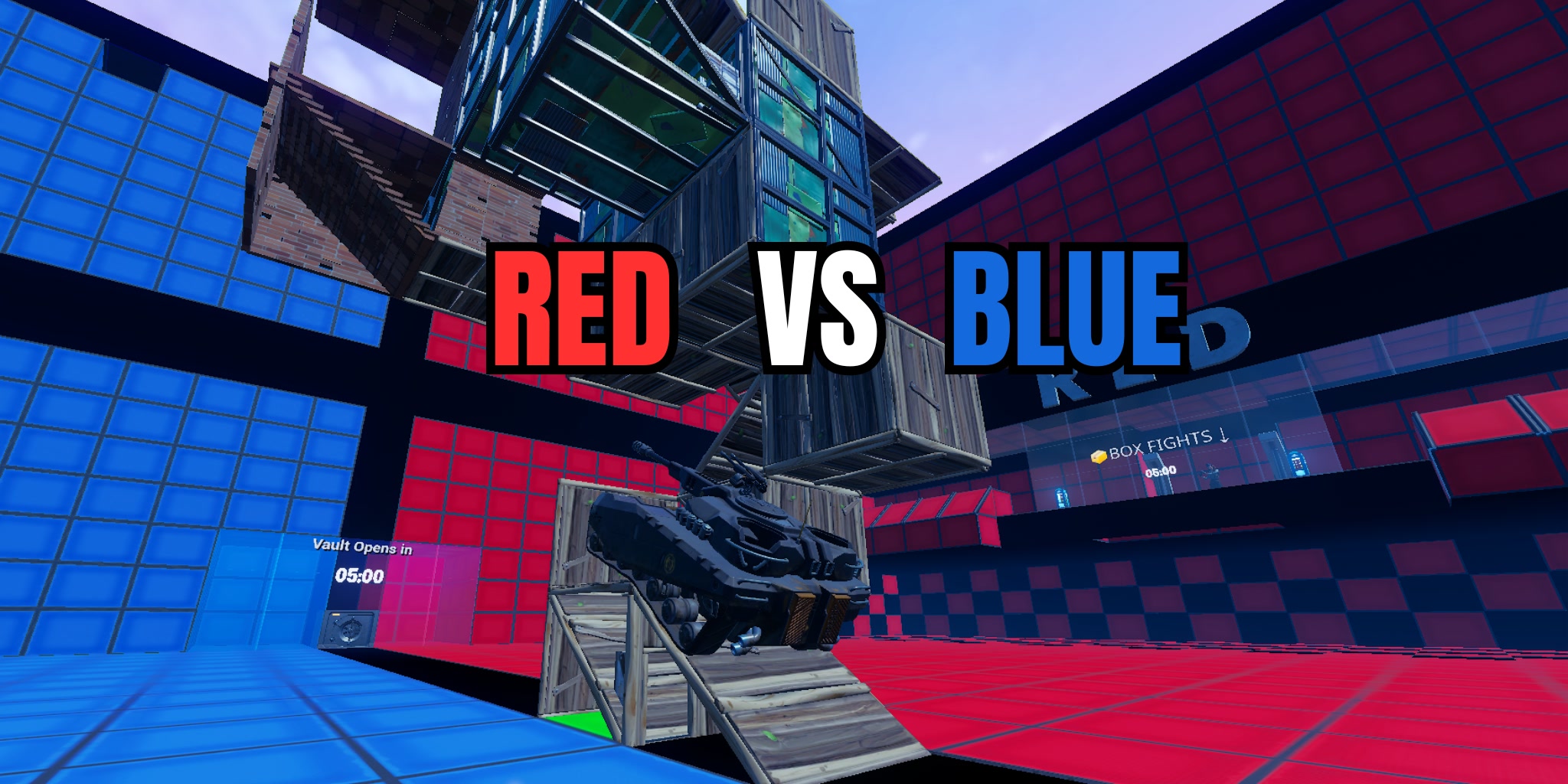 Chaotic Red Vs Blue + Box Fights 9616-4513-3656 by voted - Fortnite ...