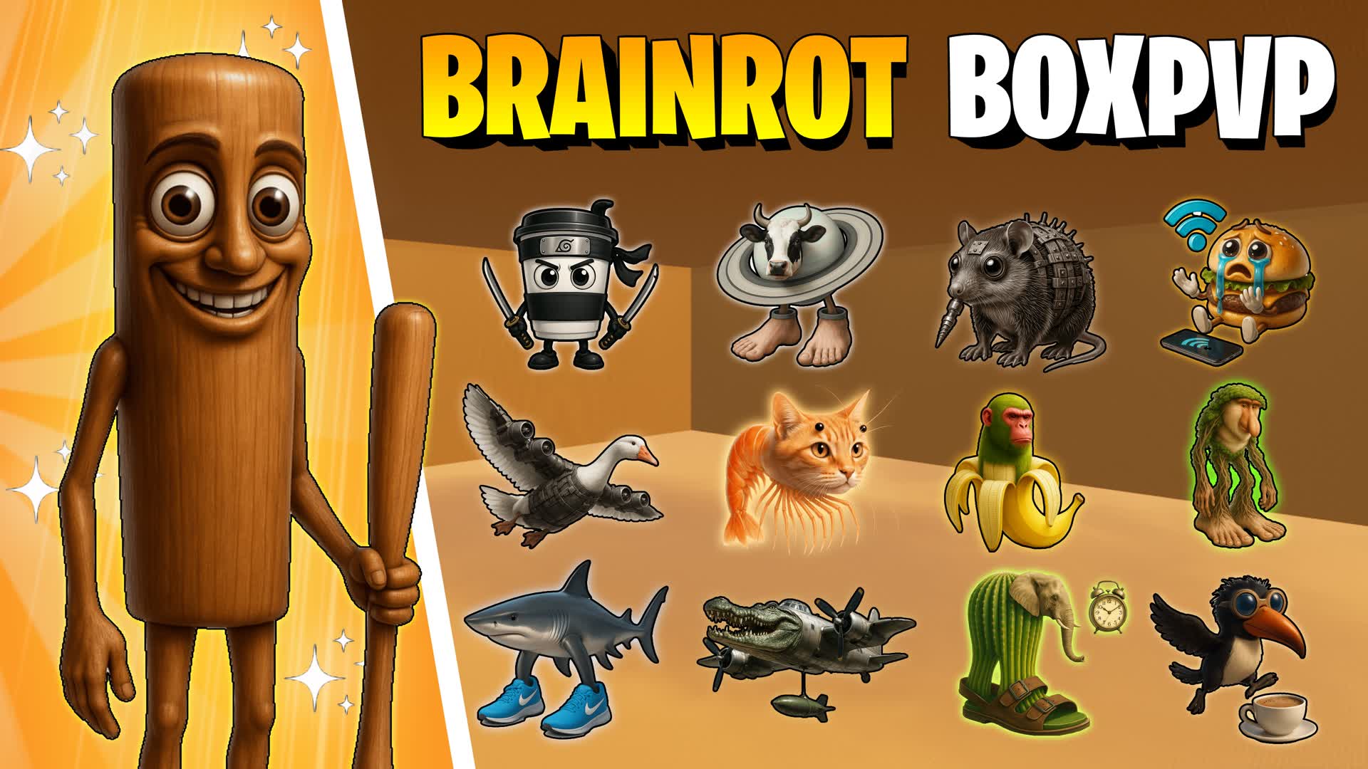 🧠 BRAINROT BOXPVP 📦 1435-4005-1318 by nasuku - フォートナイト