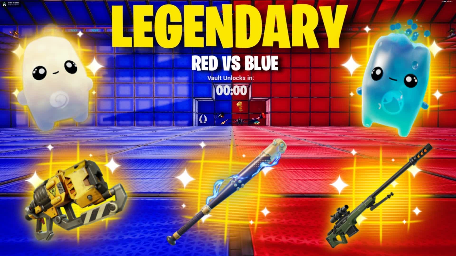 LEGENDARY RED VS BLUE 🔴🔵 8766-1939-8592 by xscared - Fortnite Creative ...