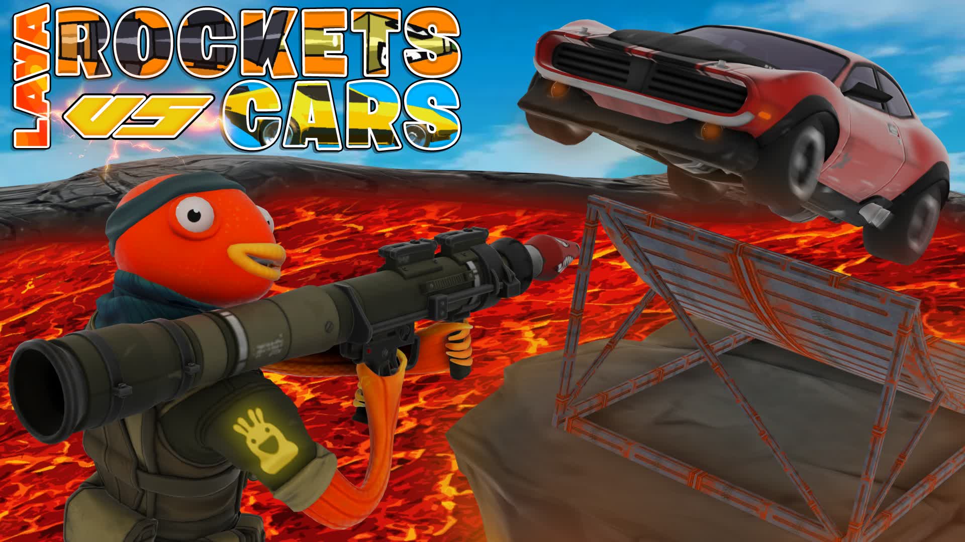 Lava Rockets Vs Cars 1542-8723-3656 by zzzlucid - Fortnite Creative Map ...