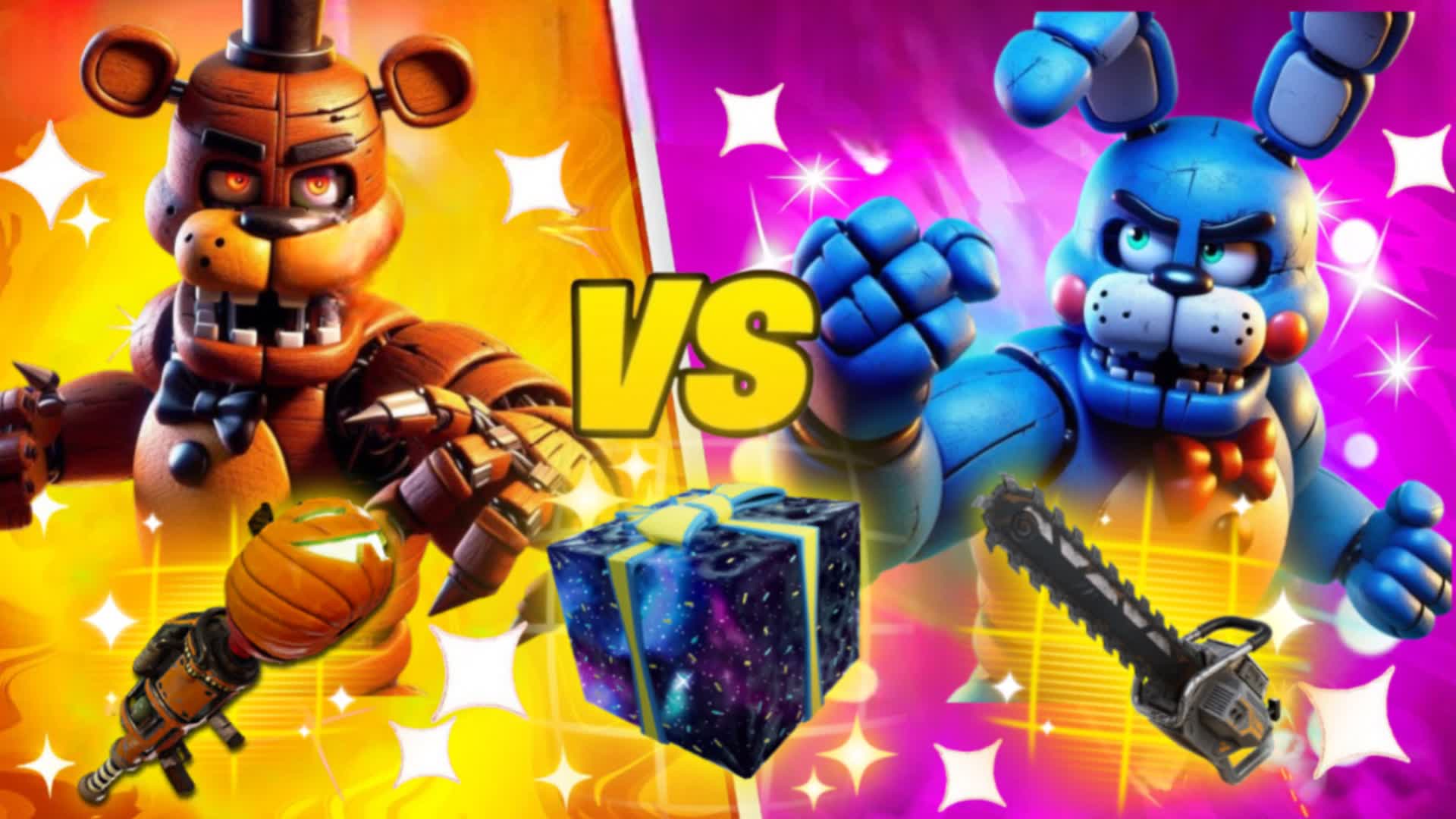 FNAF FREDDY VS BONNIE RED VS BLUE 🔴🔵 8265-4034-3040 by hkl83maps - Fortnite