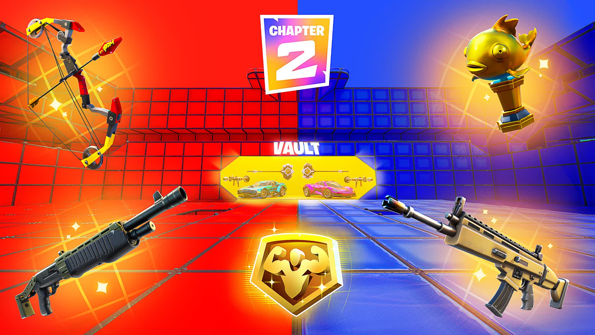 SUPER RED VS BLUE 🔴🔵 4607-3437-2992 by ghostenaru - Fortnite Creative ...