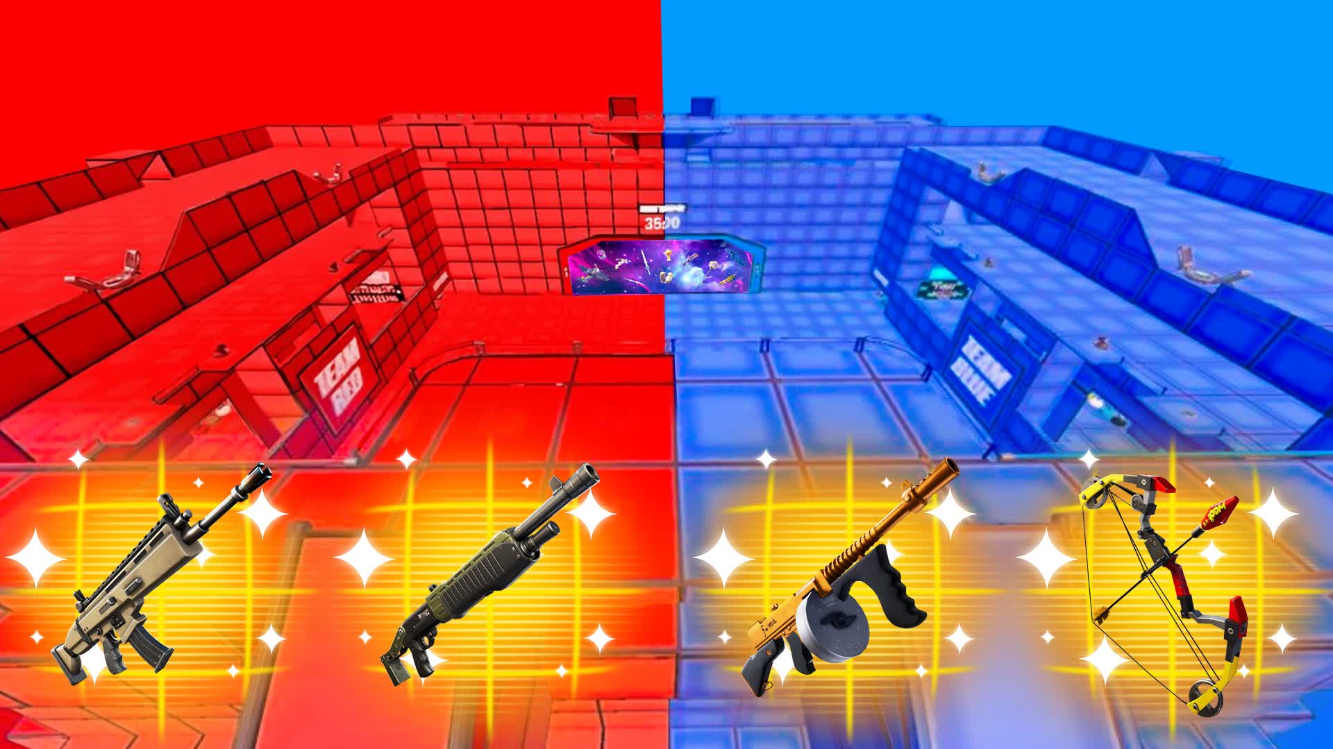 ULTIMAE RED VS BLUE 🔴🔵 8132-7677-6959 by juicepack - Fortnite Creative Map Code - Fortnite.GG