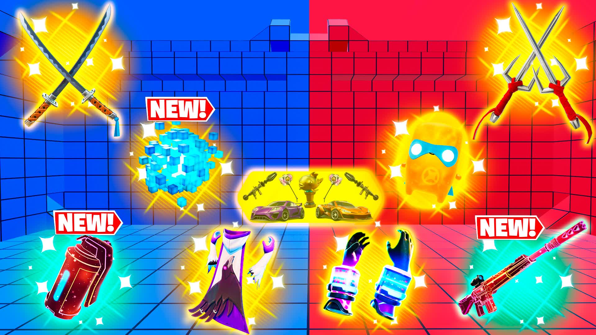 BOSS RED VS BLUE 🔴🔵 0664-1533-3343 by yggdrasil - Fortnite Creative Map ...