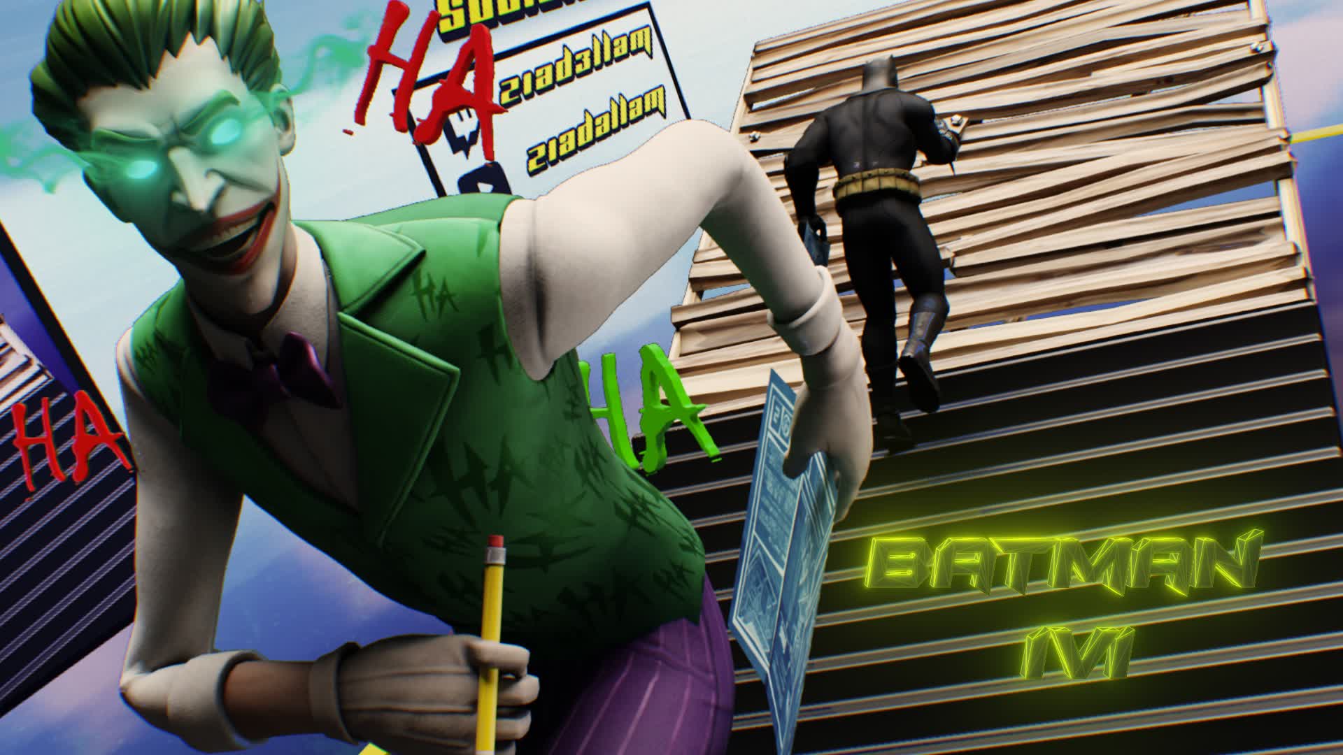 1v1 [🦇 Batman Vs Joker🤡] 5121-4496-5602 by zd99 - Fortnite Creative Map Code - Fortnite.GG