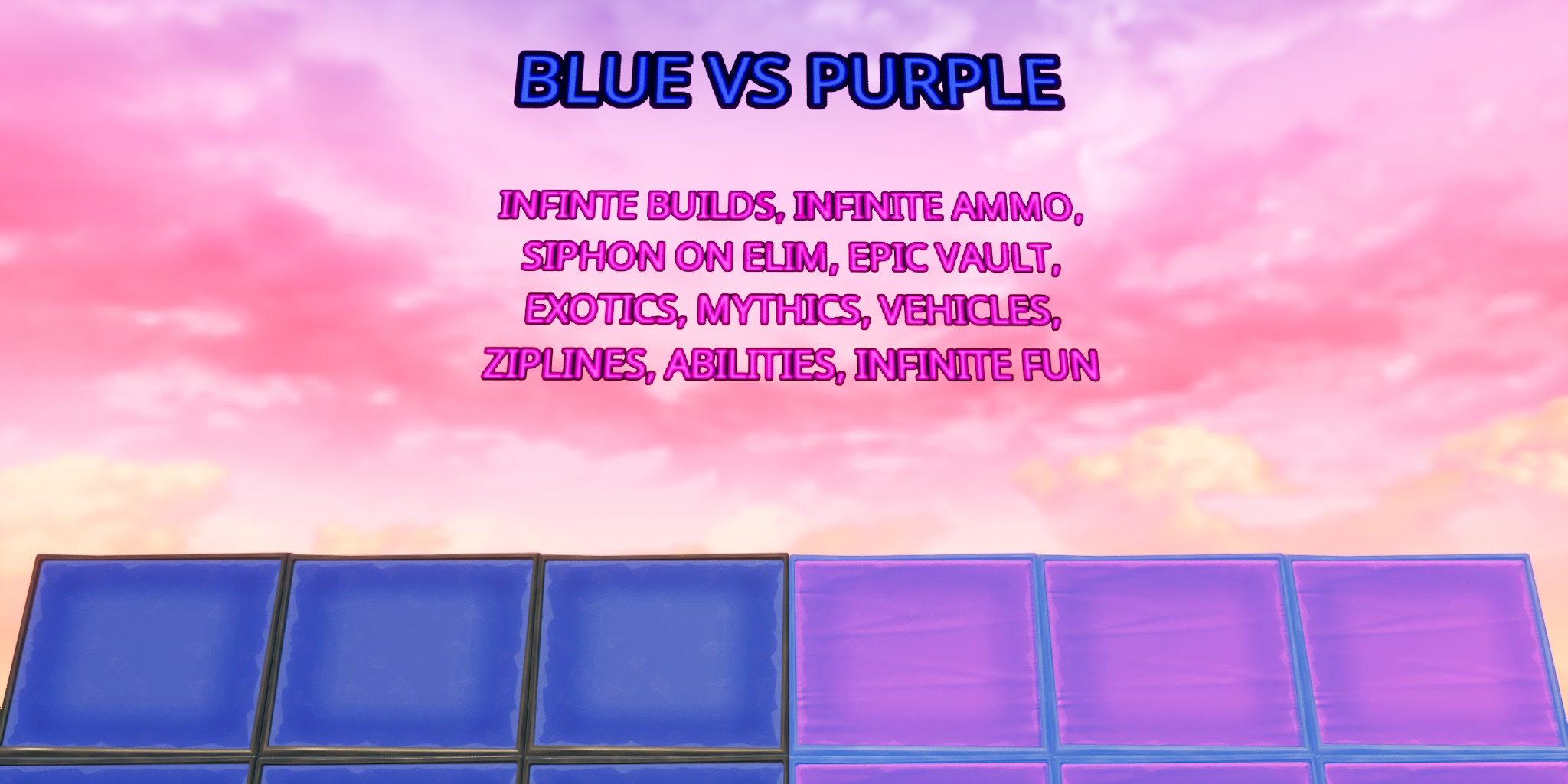 💙💜EPIC BLUE VS PURPLE💜💙 0487-8965-7916 by lohtzy - Fortnite Creative ...