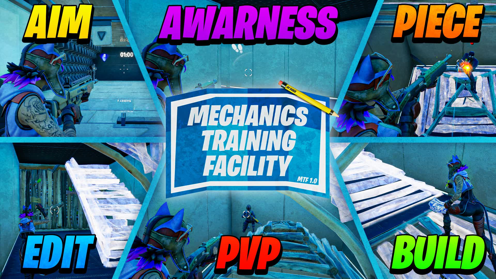 MECHANICS TRAINING FACILITY 1810-8575-0140 by duxie - Fortnite Creative ...