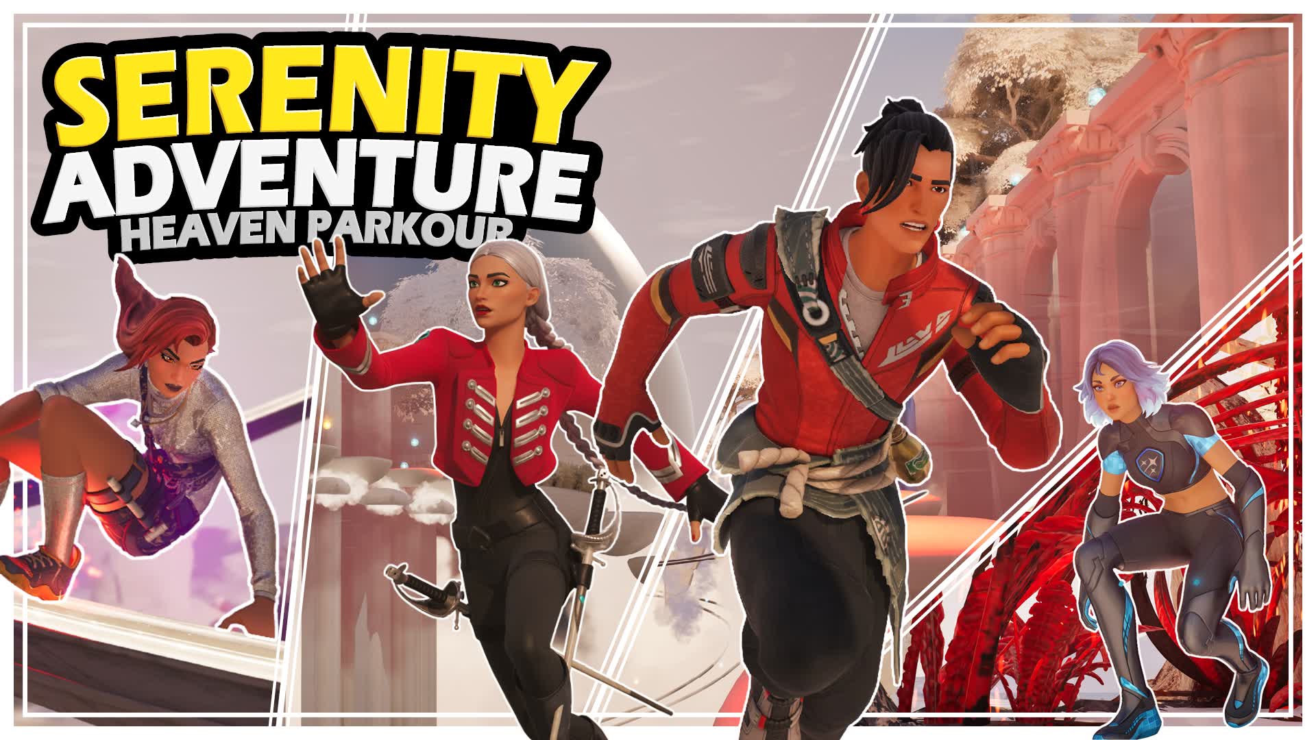 Serenity Parkour 4387-4190-1270 by iasagora - Fortnite Creative Map ...