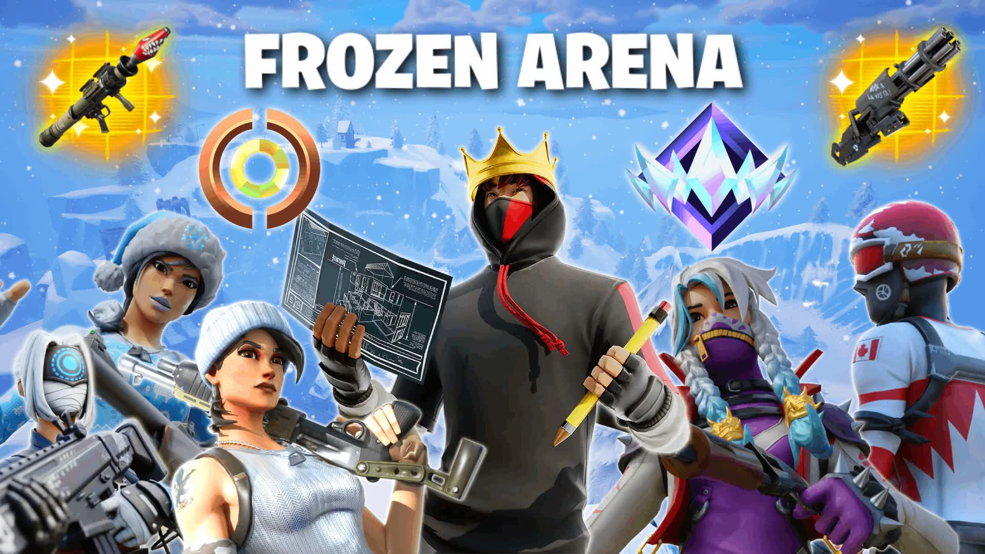 🥶FROZEN ARENA🥶 1378-1516-7184 by xyrex - Fortnite Creative Map Code ...