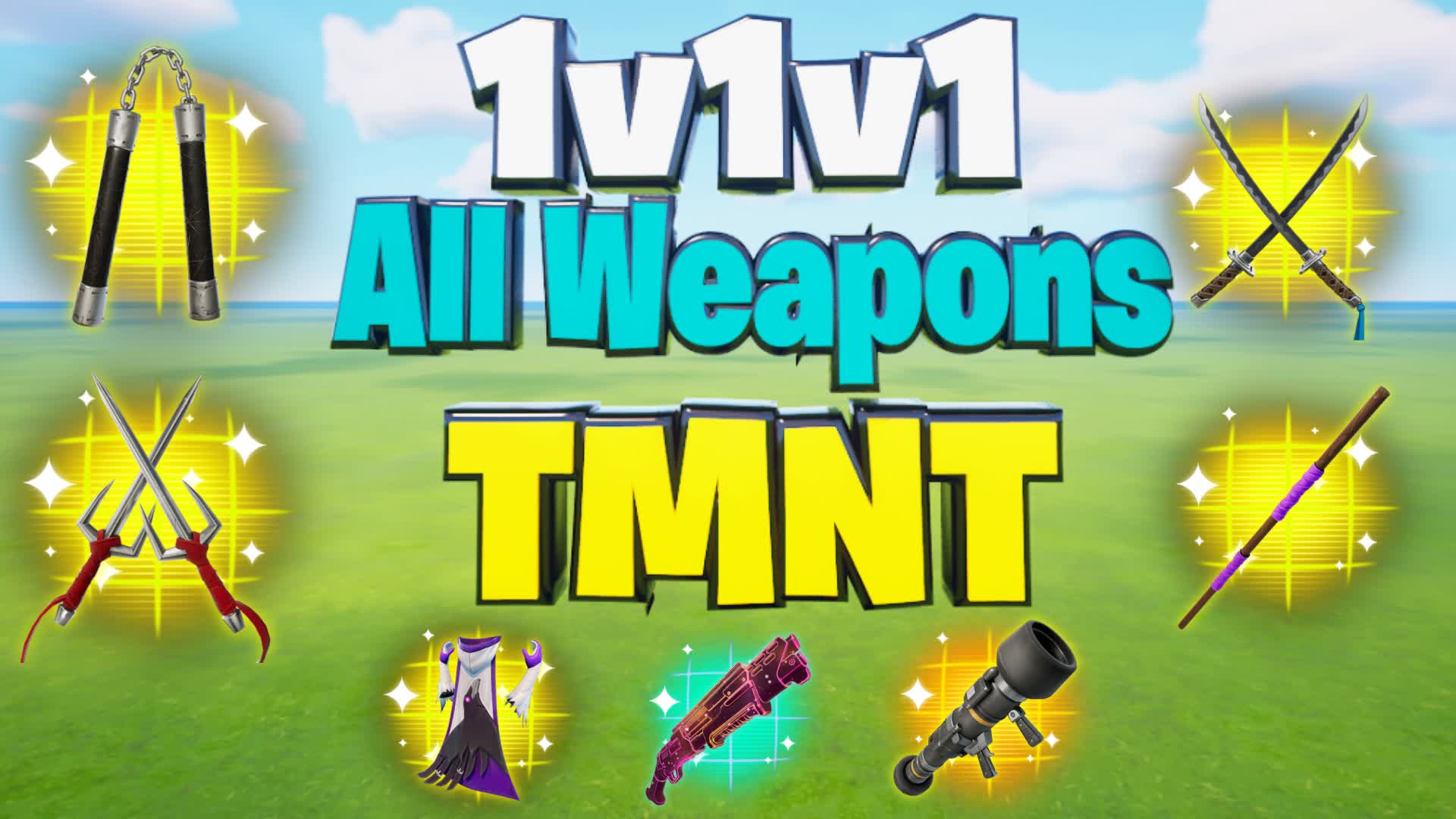 1v1v1 ALL WEAPONS TMNT FREE FOR ALL REAL 1441-7711-3581 by esty ...