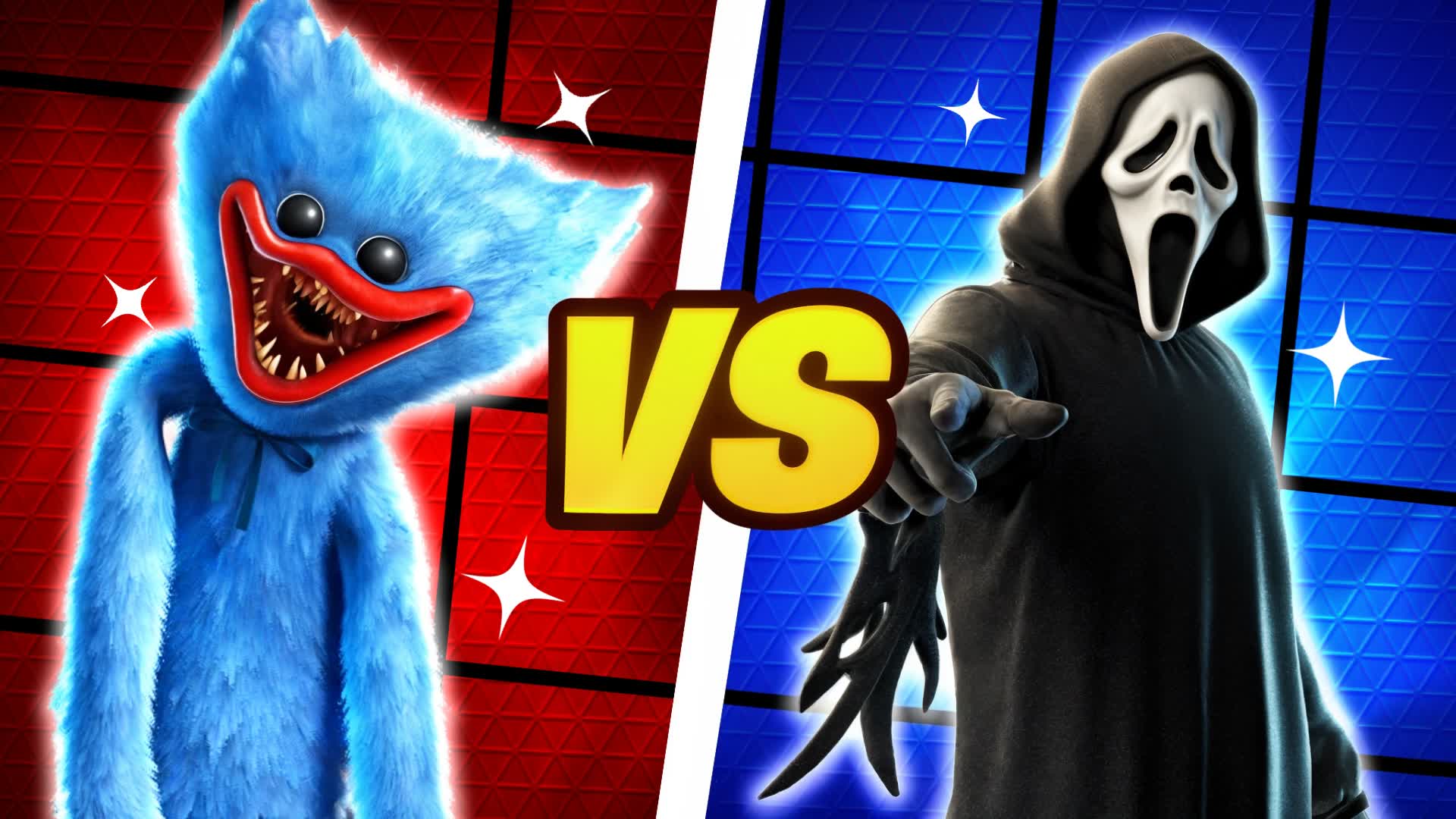 MEGA HUGGY VS GHOSTFACE RED VS BLUE 🔴🔵 5660-5652-6675 by habyx ...