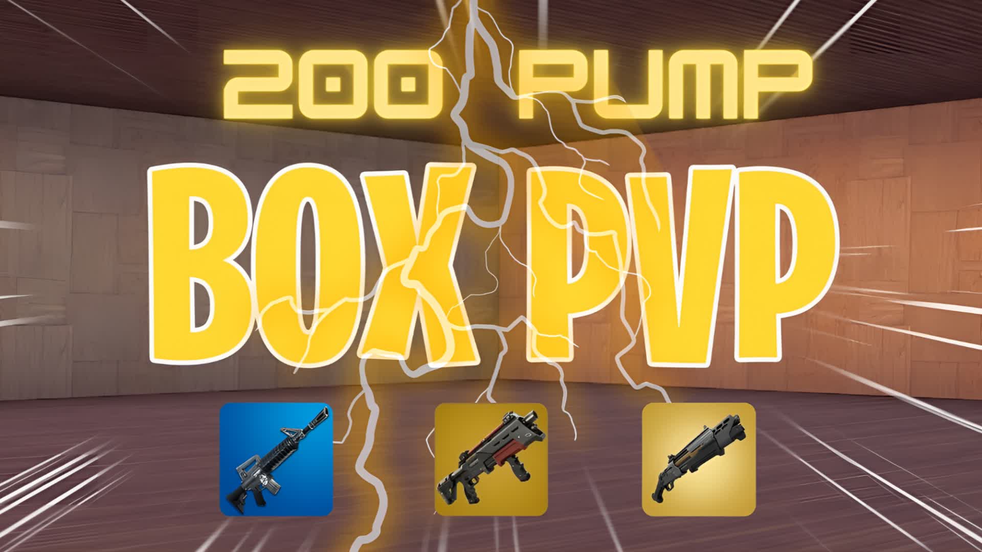 200PUMP BOXPVP 7478-7945-5877 by slike - Fortnite Creative Map Code - Fortnite.GG