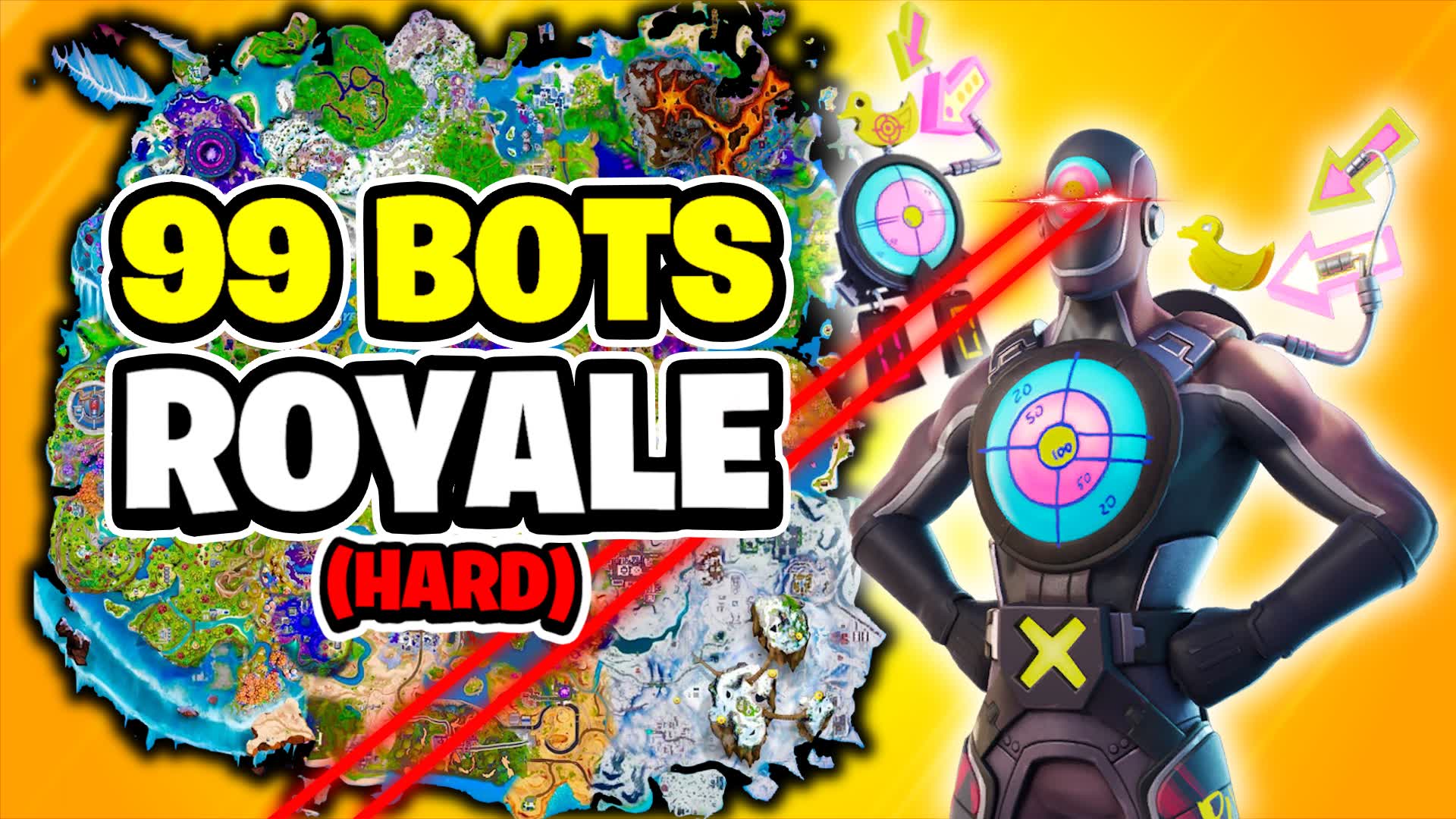 99 BOTS HARD ROYALE BASE WARS ALL GUNS 3443-6477-0526 by casares - Fortnite Creative Map Code ...