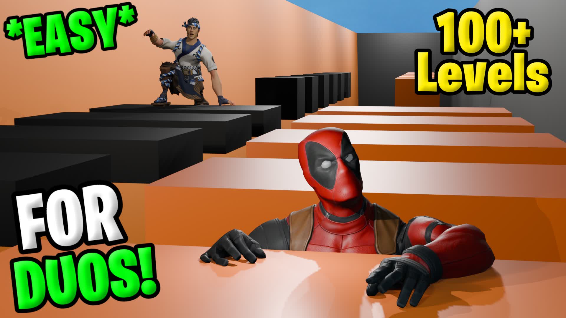 DUO DEFAULT PARKOUR +100 🟠⚫ 5687-8490-3065 by resurn - Fortnite ...