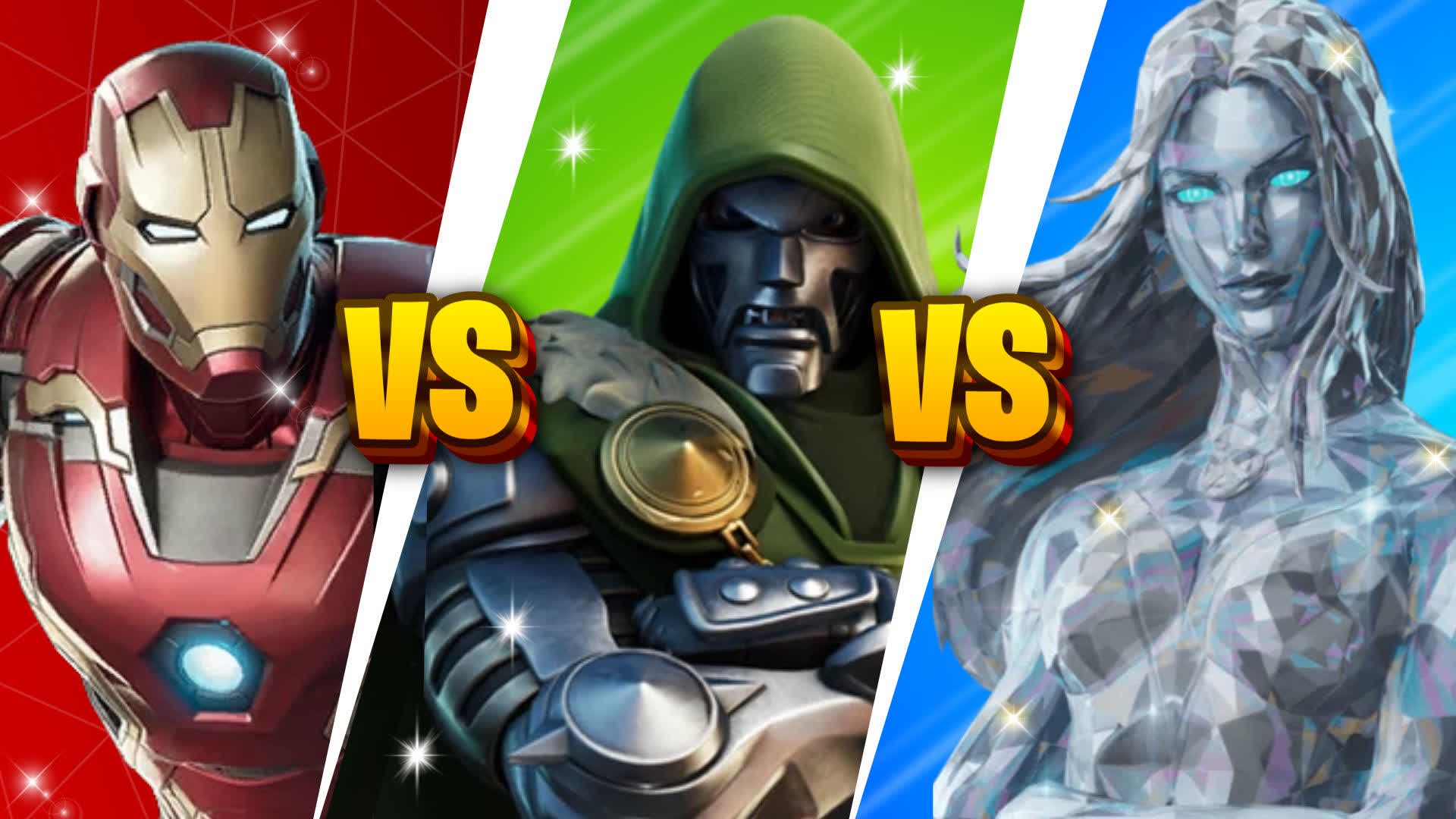 HERO RED vs BLUE vs GREEN 9322-4027-5381 by crazybear - Fortnite ...